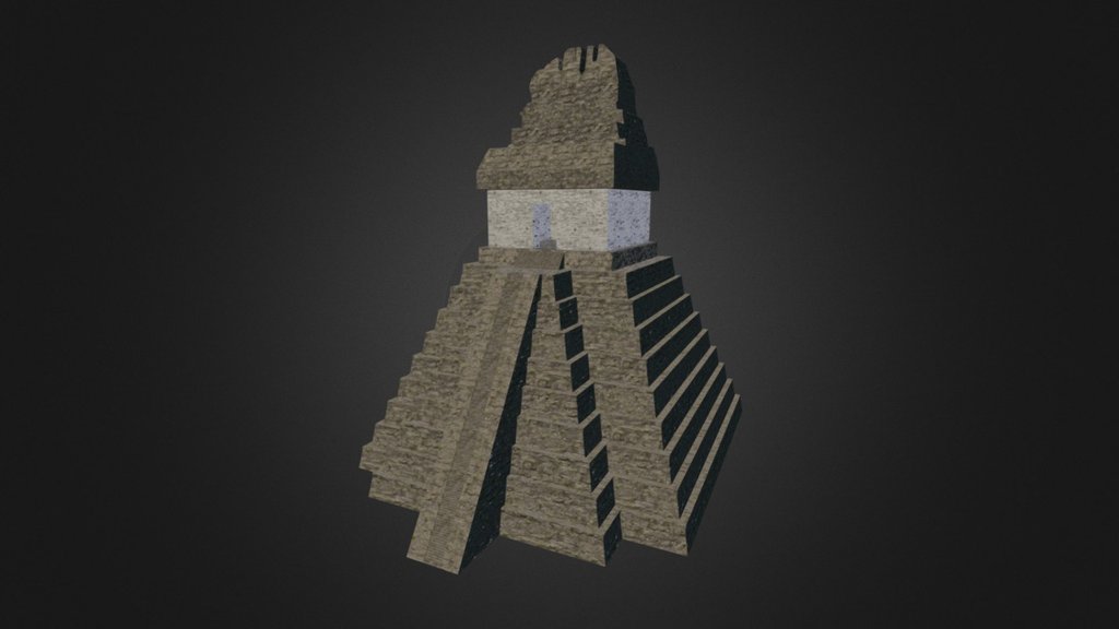 Temple Tikal - 3D model by lelea [9bfe632] - Sketchfab
