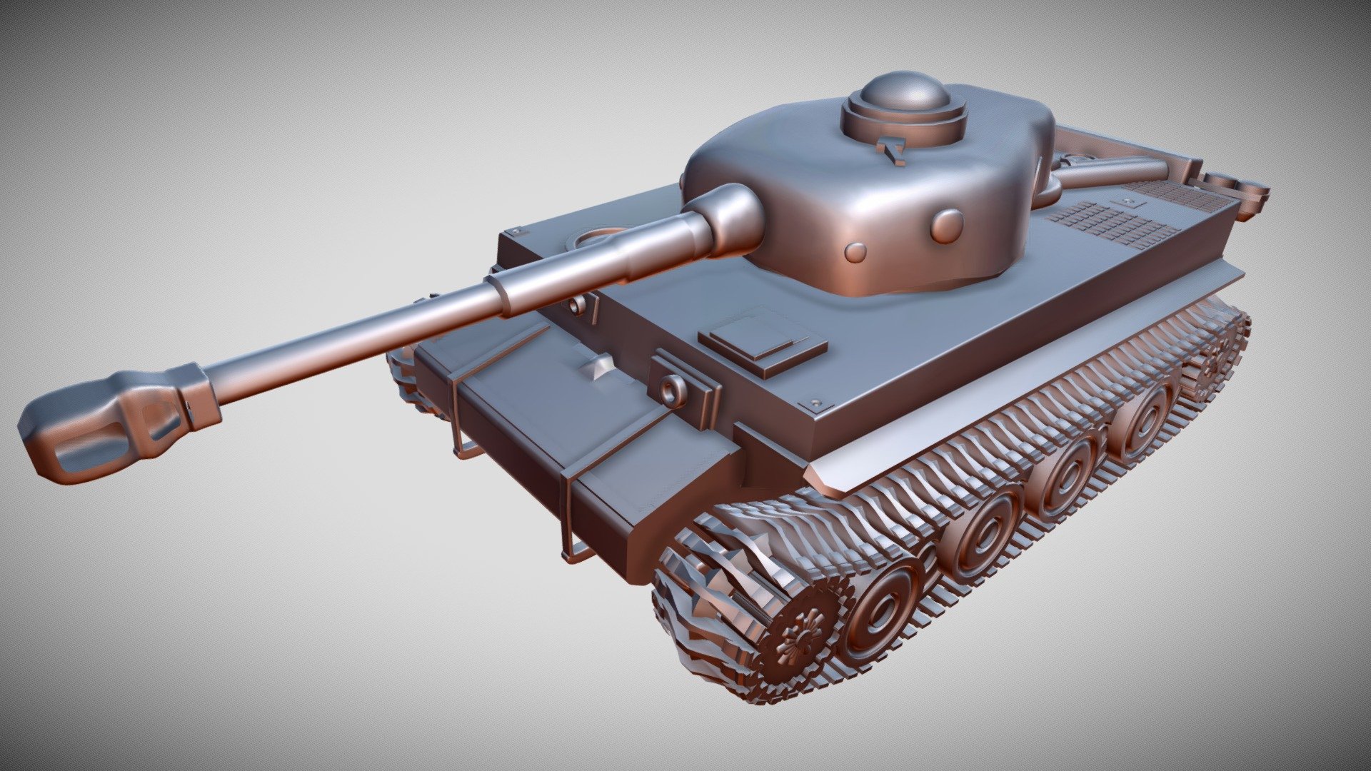 King Tiger Tank - Download Free 3D model by Board Digital Designs ...