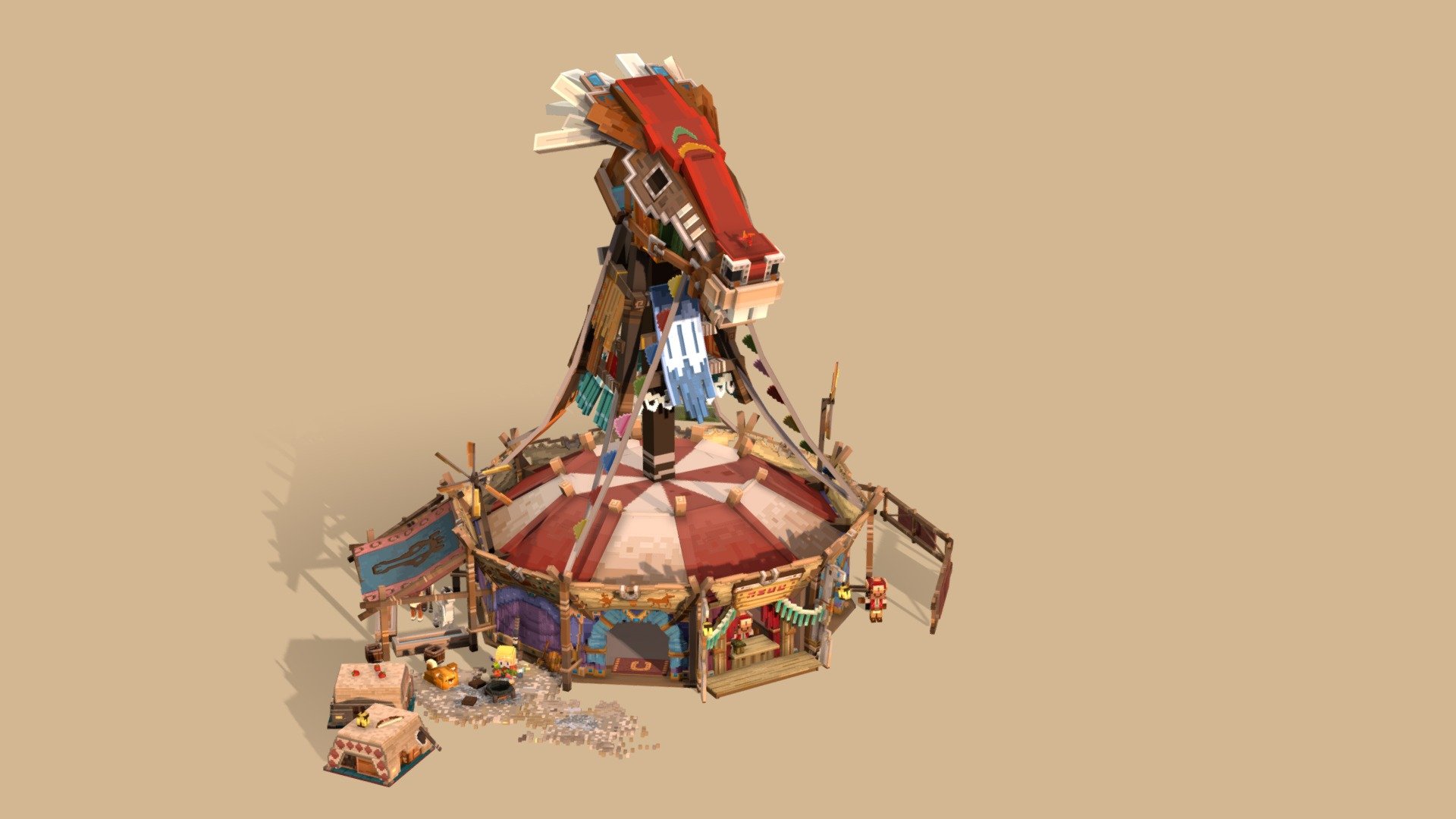 Stable - 3D model by bwduse [9bff902] - Sketchfab