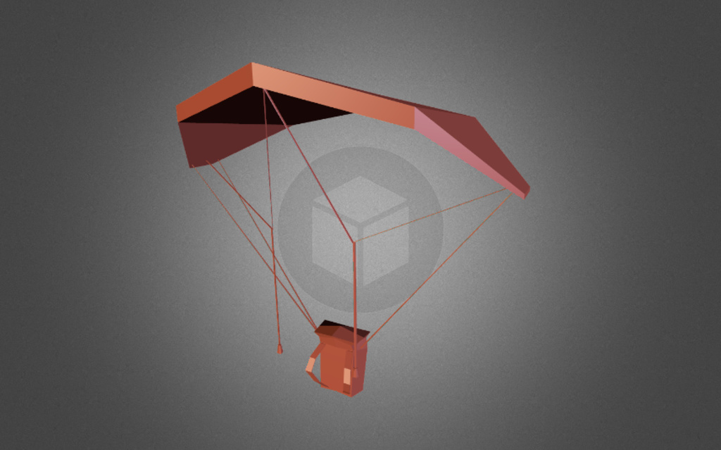 Parachute - 3D model by RichArt [9bff94e] - Sketchfab