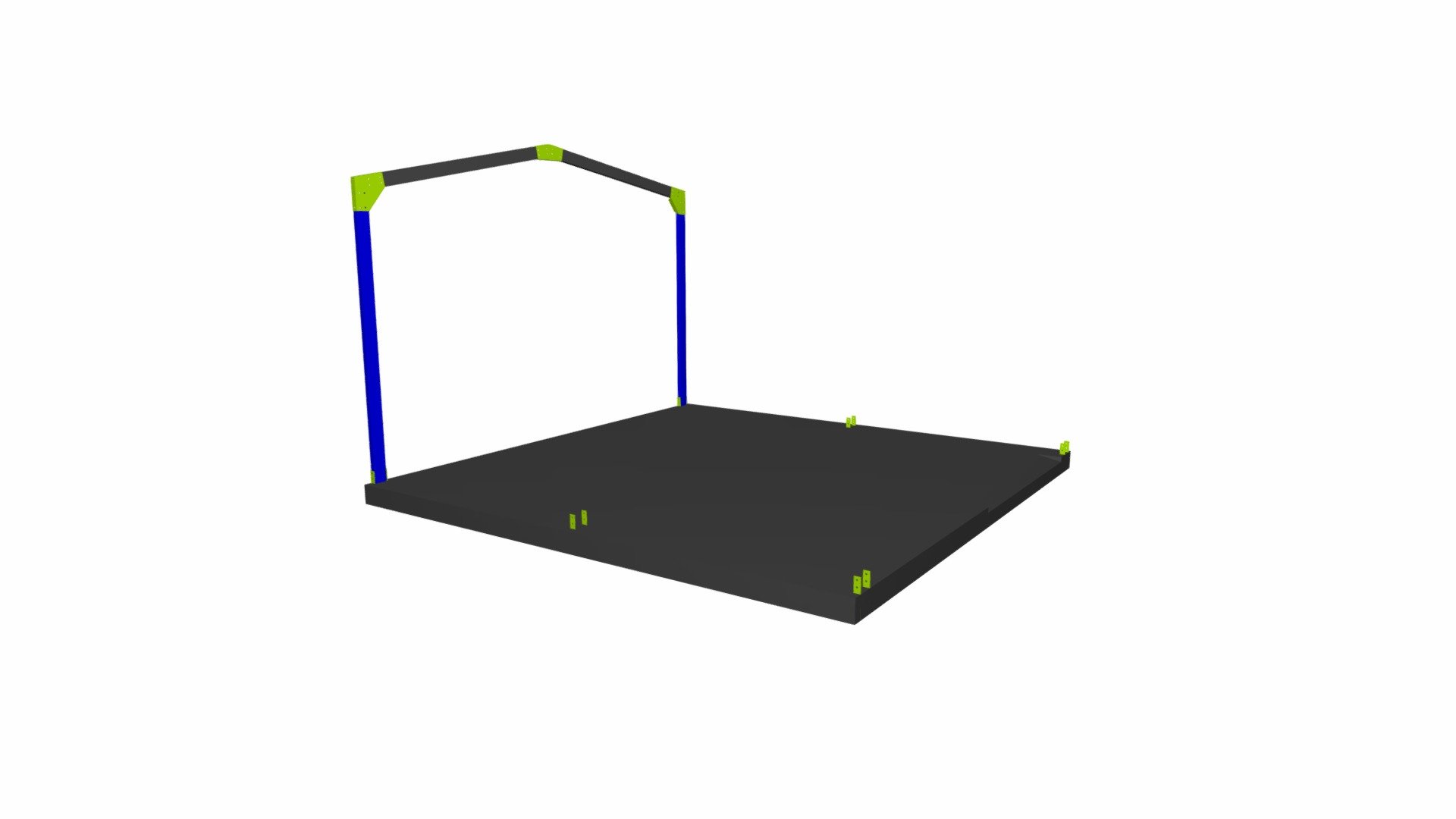 Steel Frame _1 - 3D model by mchughsteel [9c0306c] - Sketchfab