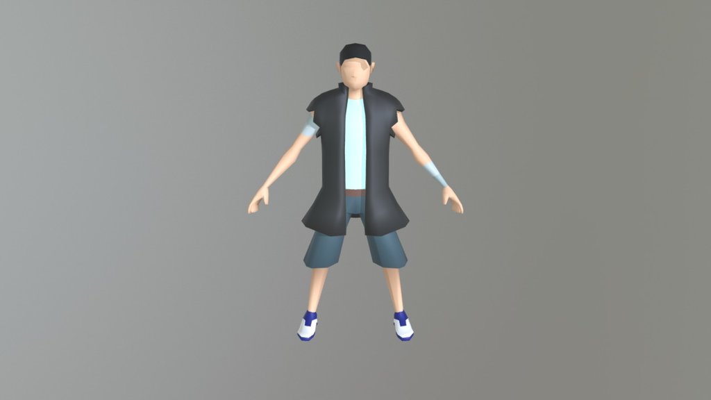 low poly thief 3 - 3D model by koken0 [9c03dac] - Sketchfab