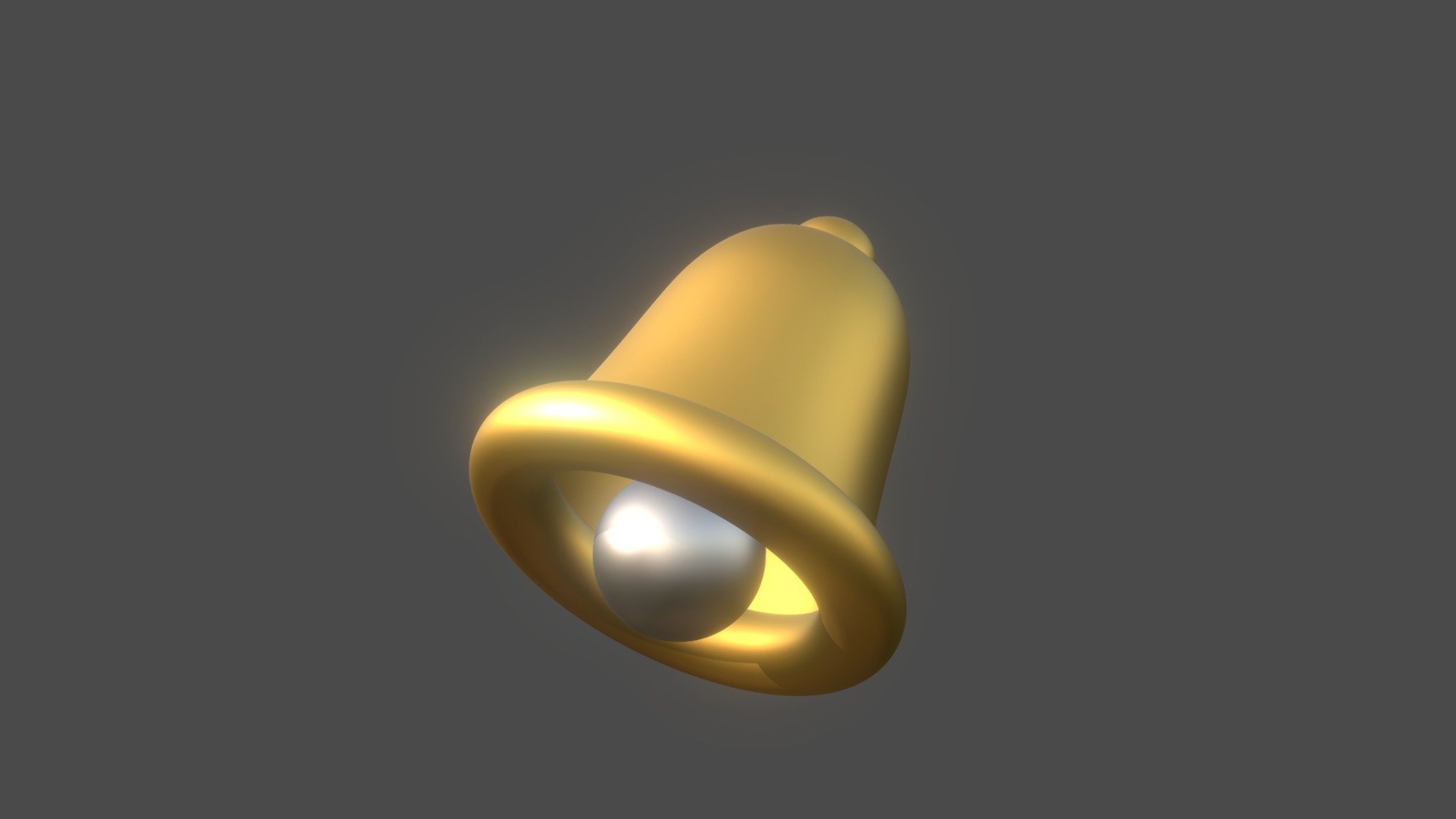 Shiny Yellow Bell - Download Free 3D model by rikugo.studio [9c0437d ...