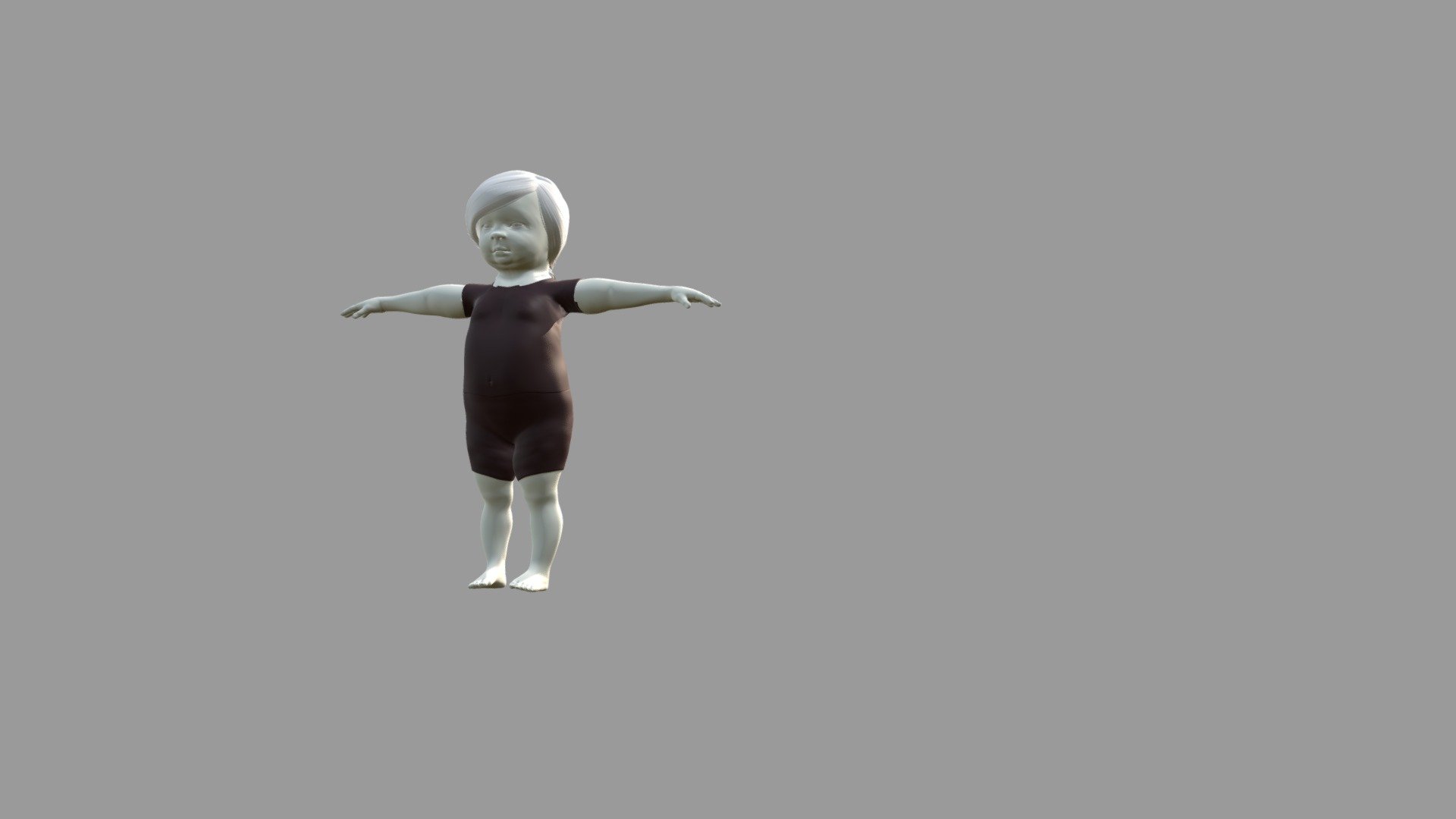 Kid dance - 3D model by Phuong Lieu (@fenfen) [9c06677] - Sketchfab