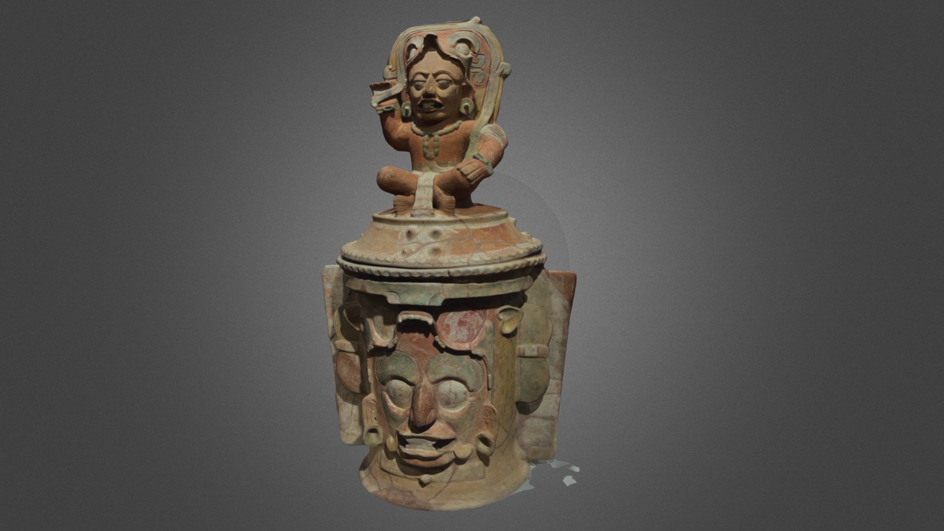 Dios Solar Kinich Ahau - 3D model by the dragon 3d (@thedragon3d ...
