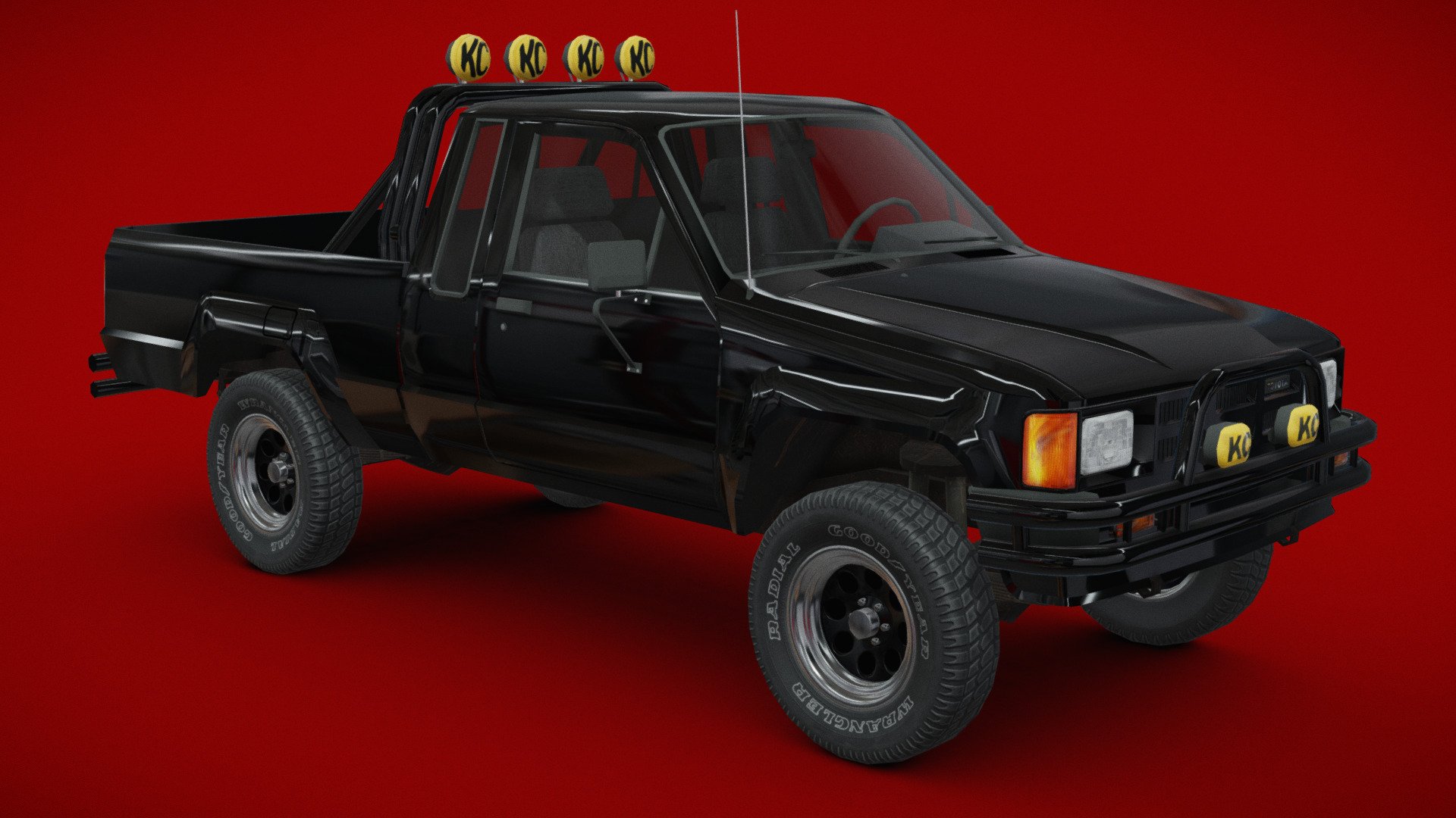 Pickup Toyota Marty Mcfly's dream - 3D model by FPSunreal [9c06f6c ...
