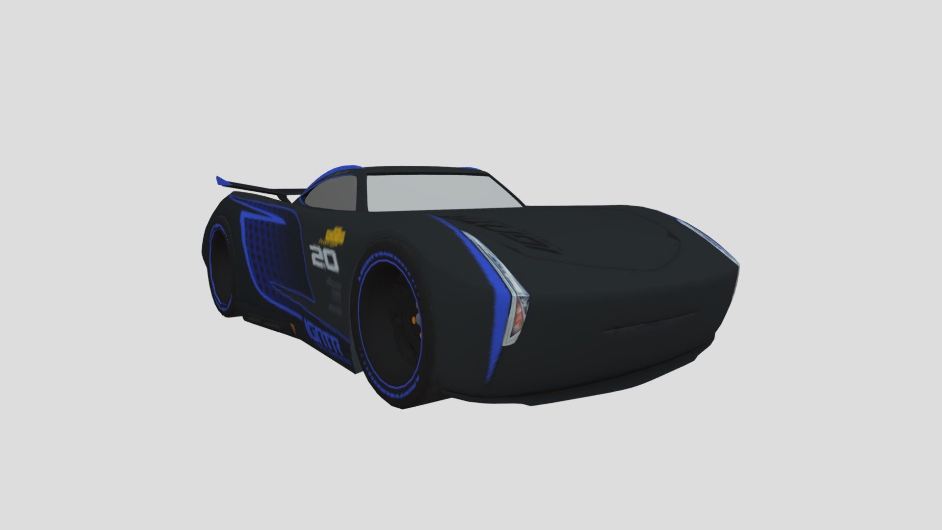 Cars 3 Driven To Win Jackson Storm - Download Free 3D model by SMF ...
