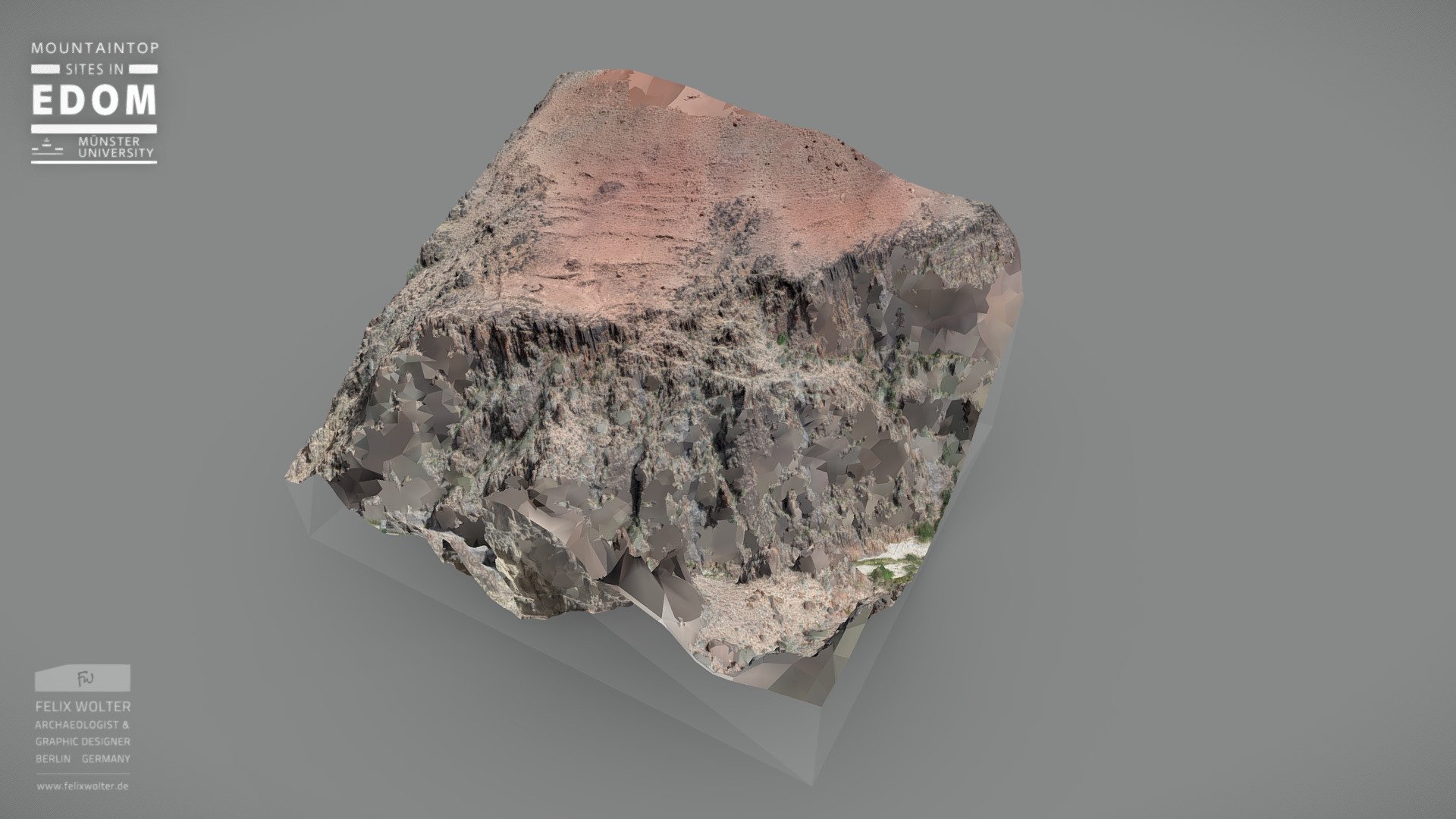 QURAYYAT MANSUR - Terraces - Iron Age Edom - 3D model by Iron Age Edom ...