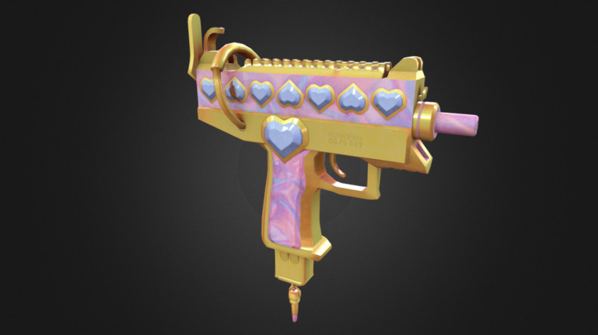 Luv Gun Uzi2 - 3D model by Nemia Helkeira (@Helkeira) [9c0874e] - Sketchfab