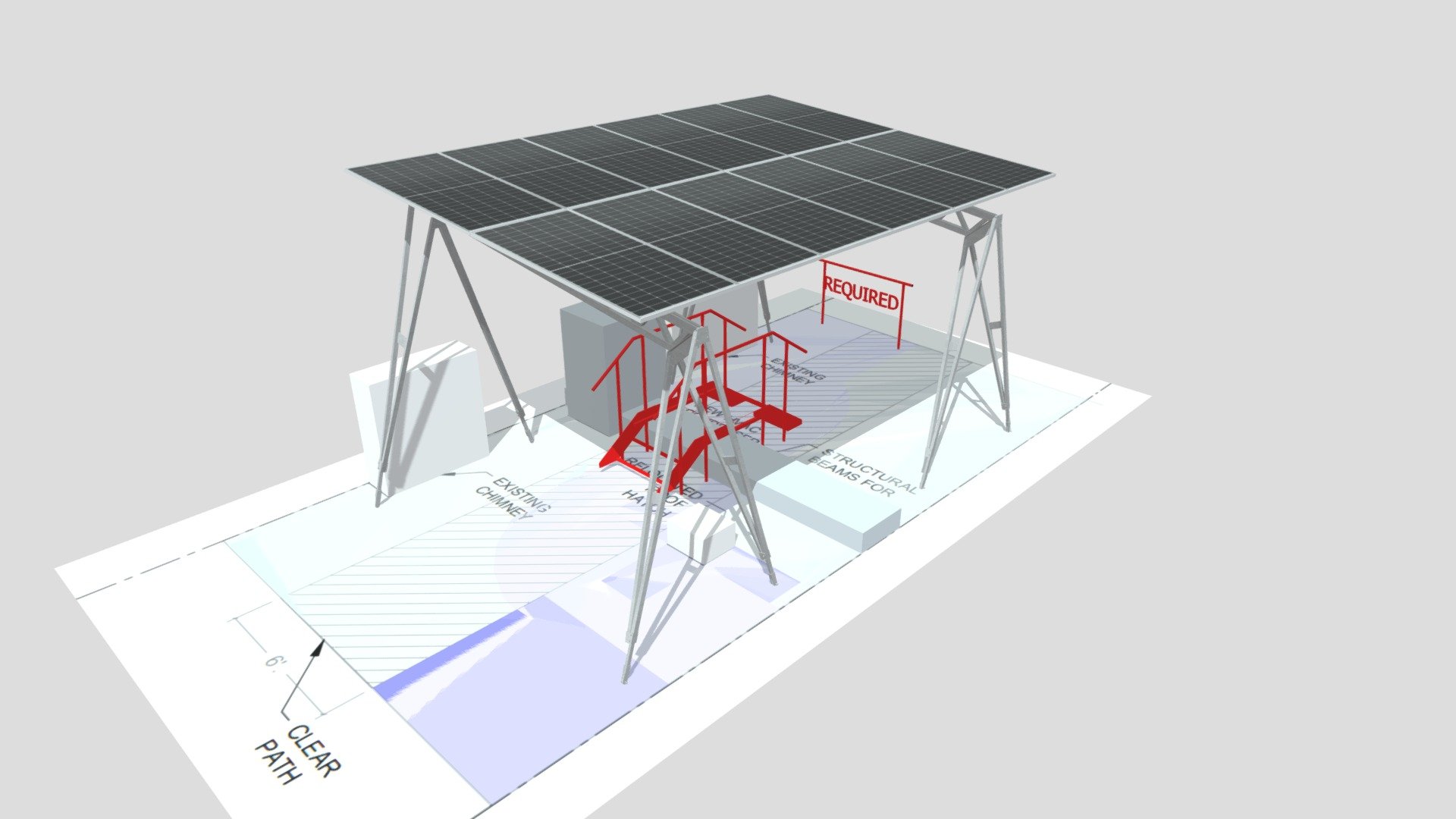 437 10th St Arch Canopy - 3D model by brooklynsolarworks [9c09583 ...