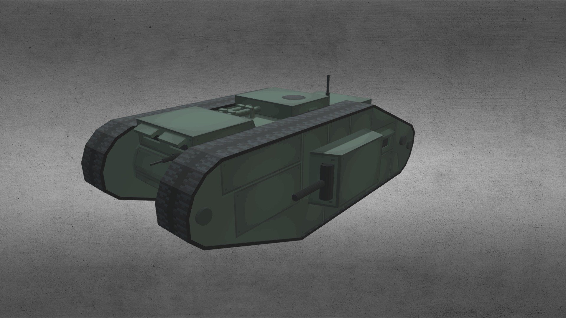 Mark V WW1 - Minecraft Model - 3D model by Justbraders [9c0b30b ...