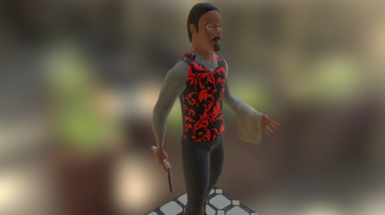 Victorian Barber Character - 3D model by rhys.lawson [9c0c0c8] - Sketchfab