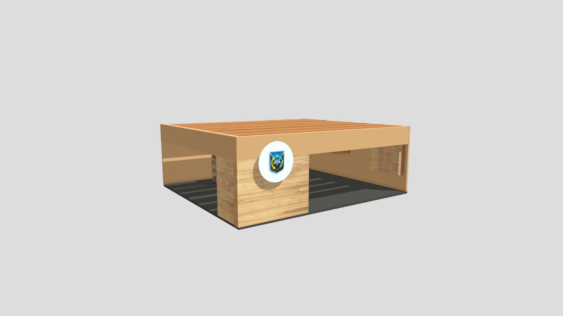 desain booth kayu - Download Free 3D model by azfasa15 [9c0df8b ...