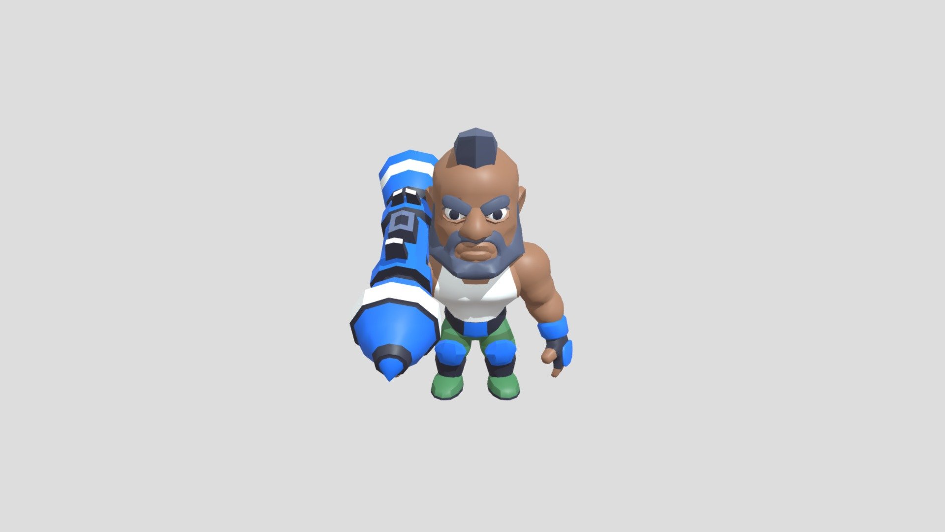 BazookaMan 04 - 3D model by PavelProDesign [9c0f3a8] - Sketchfab