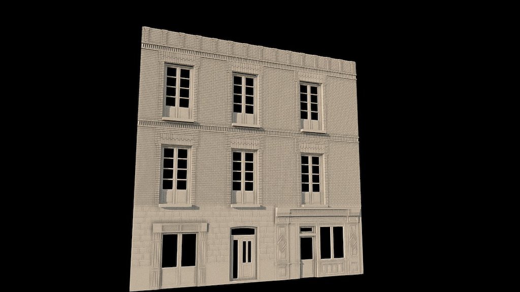 Spanish city building 1:48 scale - 3D model by ngauge.es [9c0f6d8 ...