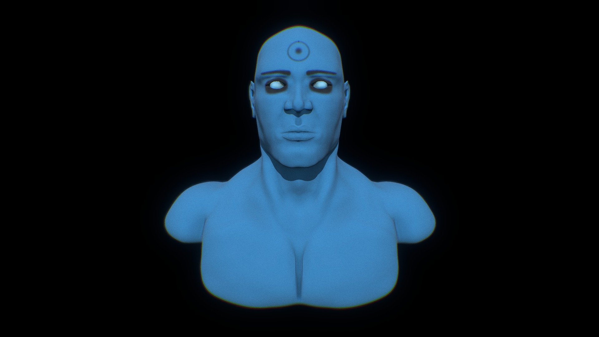 Dr Manhattan Fan Art - 3D model by Pablo Chona (Datamosh) (@datamosh ...