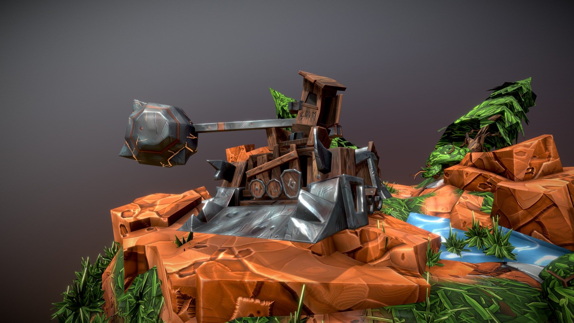 Goblin Tank - 3D model by ThibautDannenmuller [9c14f8d] - Sketchfab