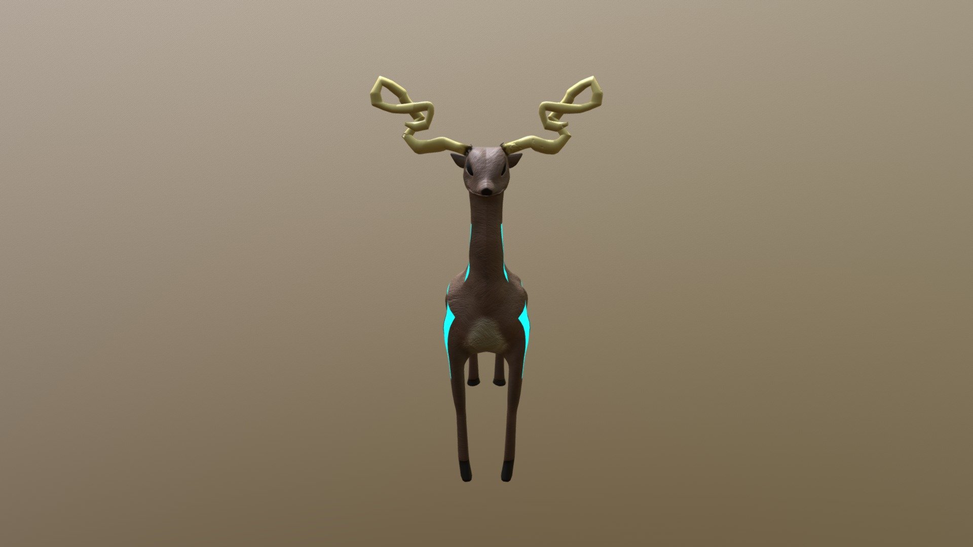 Stag - 3D model by enricoleasa [9c156c6] - Sketchfab