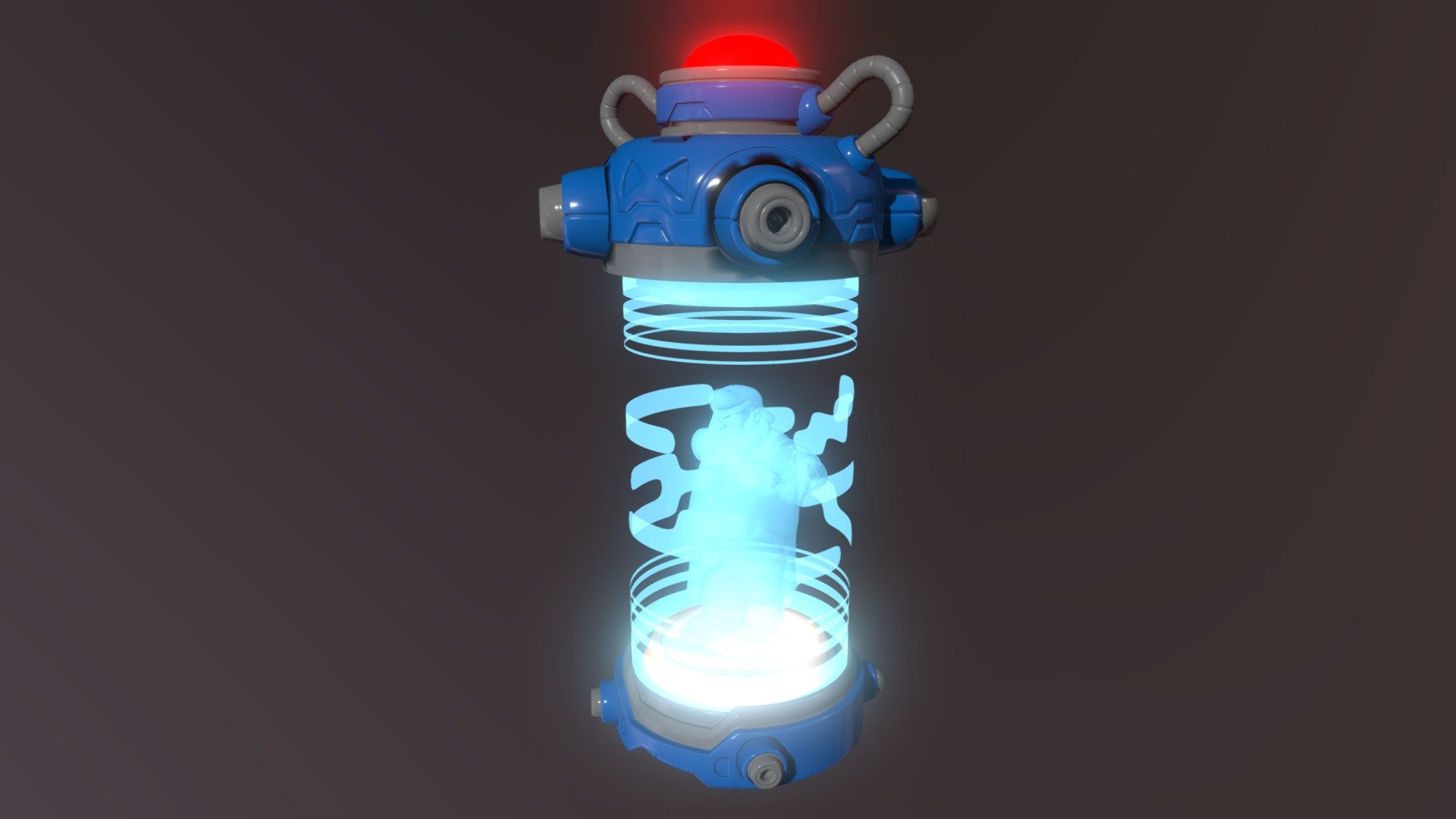 Dr. Light - Capsula Megaman X - 3D model by Mariano Gomes (@Qadosh ...