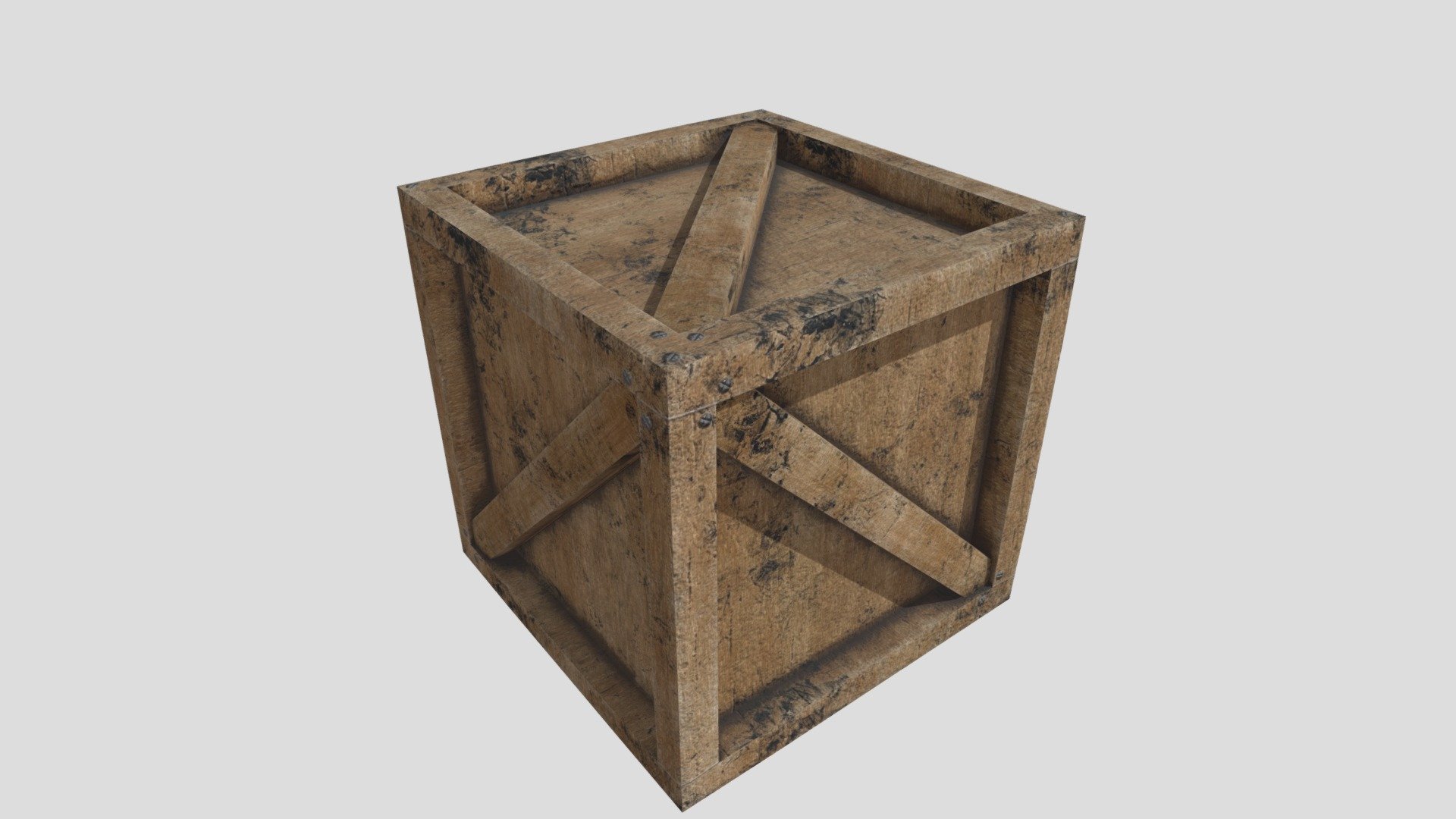 Box Shipping Crate - Download Free 3D model by RBG_illustrations ...