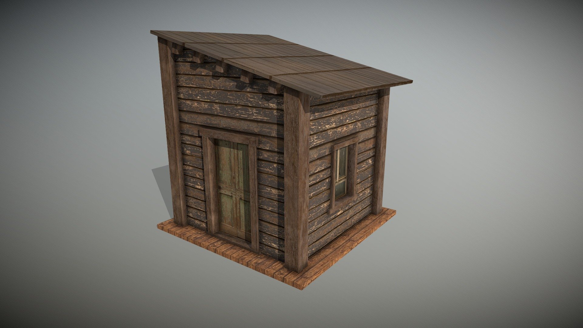 Small Cabin House - Download Free 3D model by padmadev_designs [9c17c12 ...