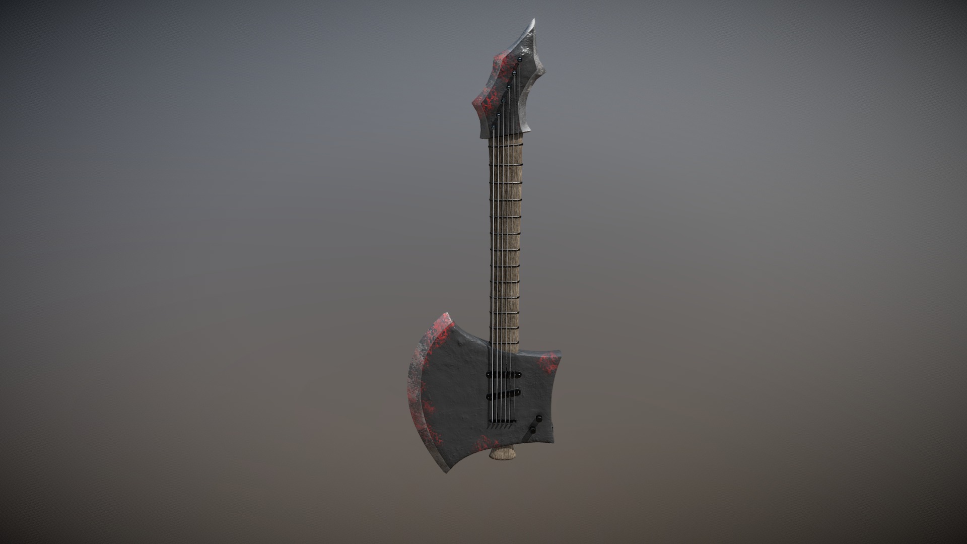 Guitar Axe - 3D model by Sergio Molero García (@sergiomolerogarcia ...