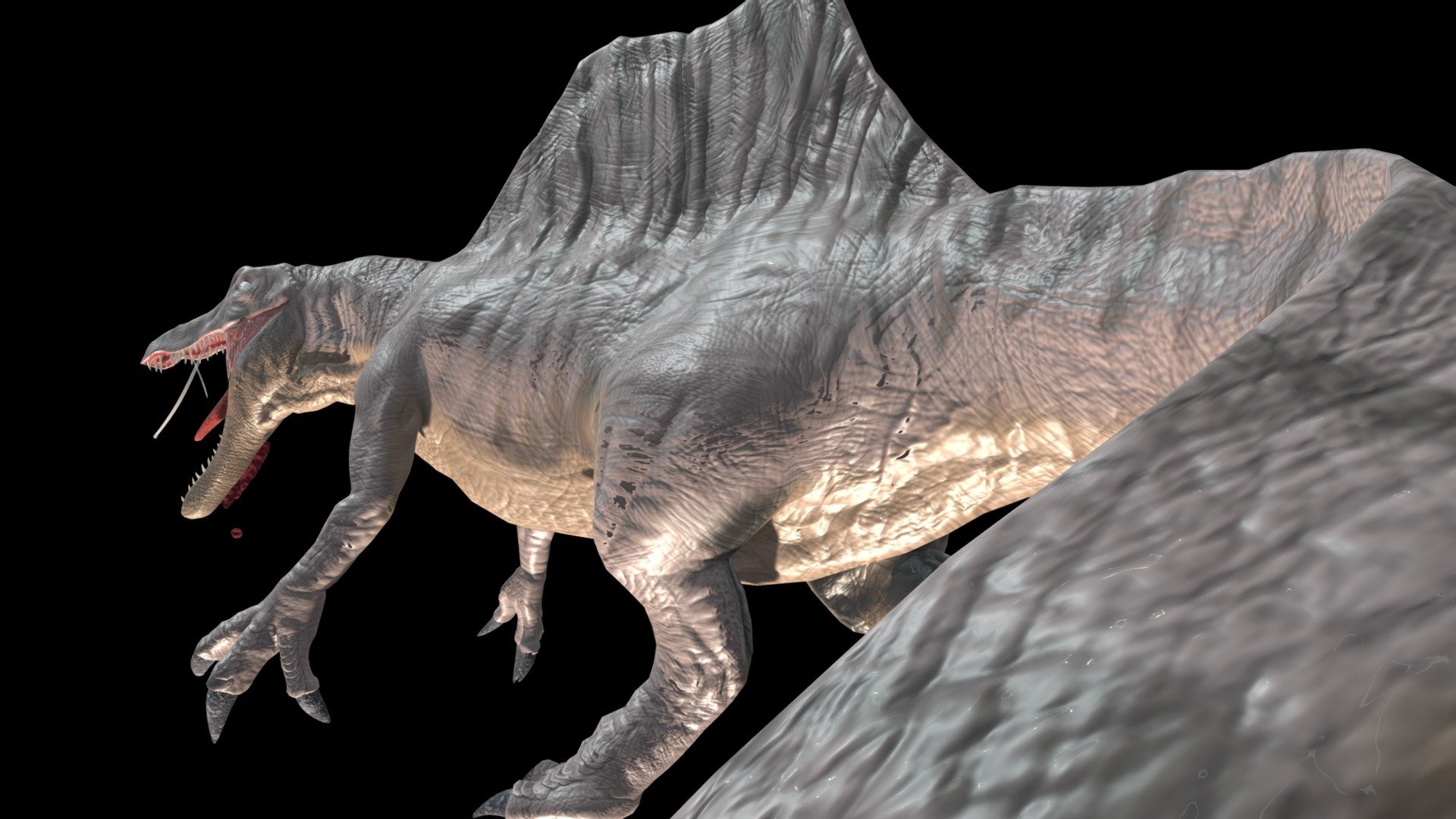 Spinosaurus - 3D model by yadidakerman [9c1aa38] - Sketchfab