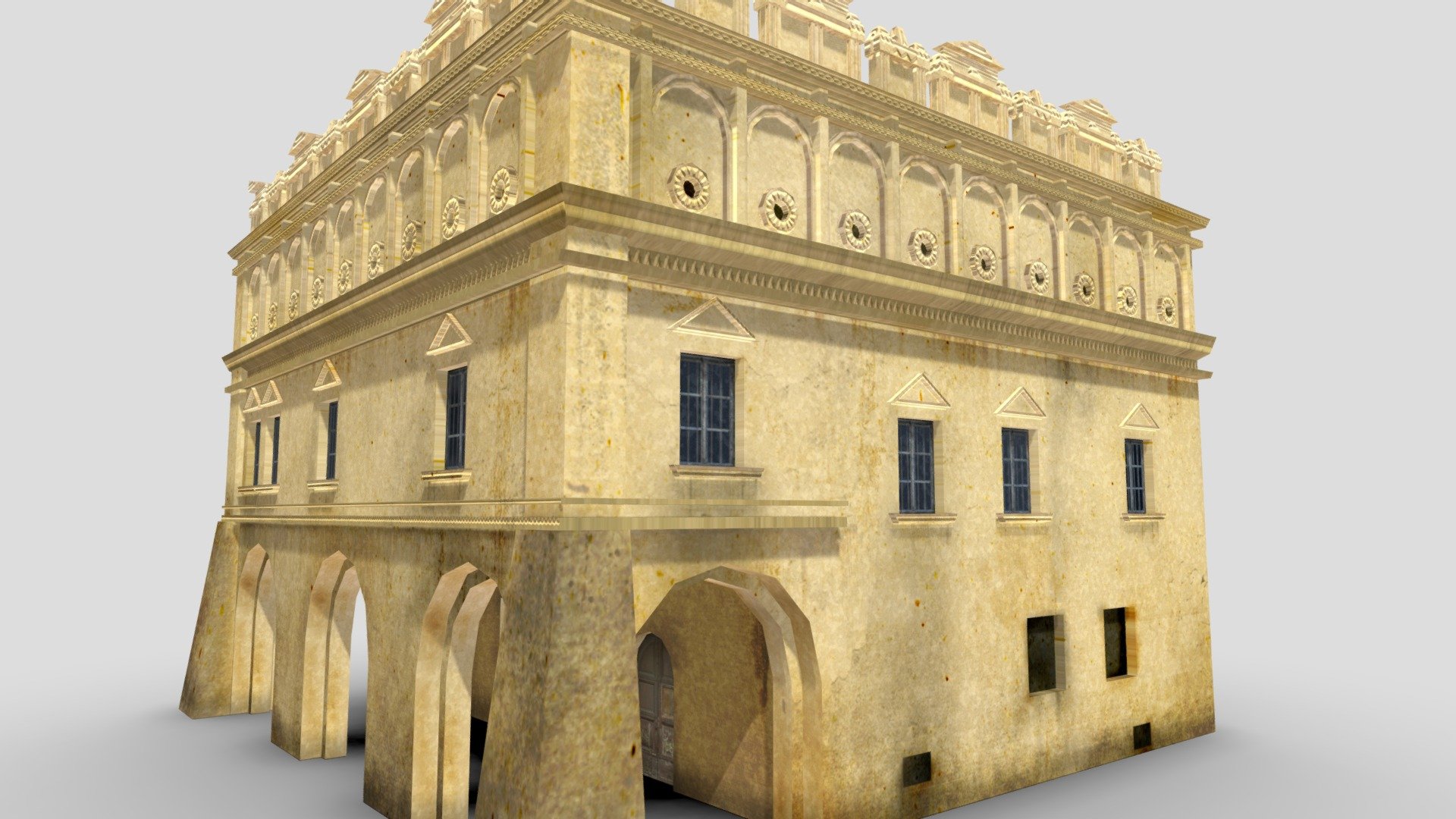 OLD Building 3D Model - 3D model by Kailash H Kanojia (@KailashHKanojia ...