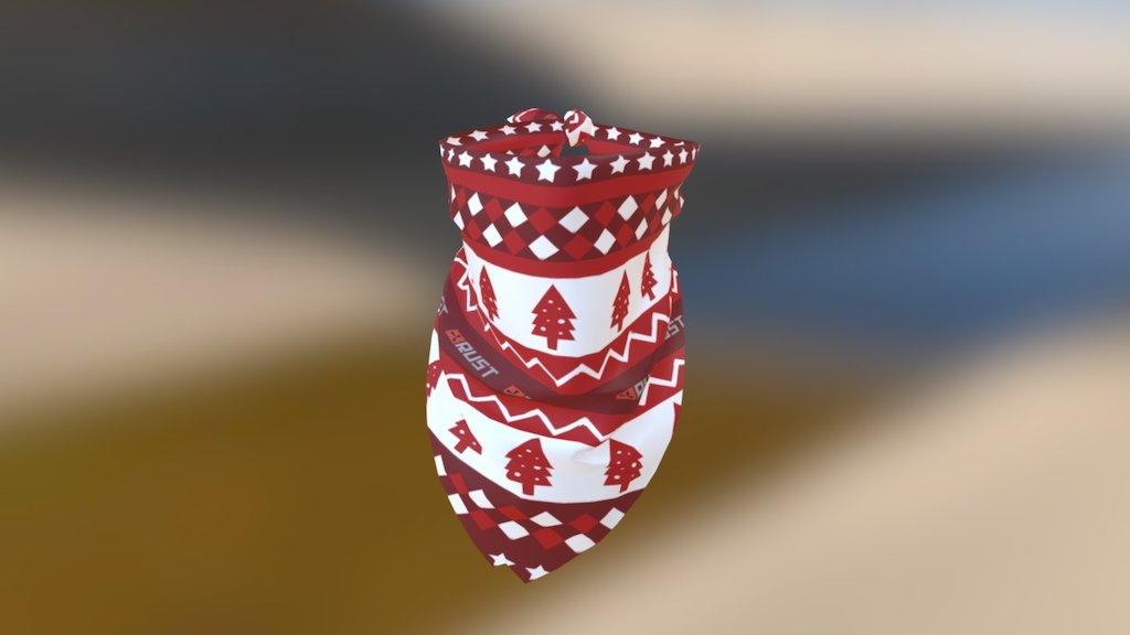 Xmas Bandana Rust - 3D model by n3me [9c1b48a] - Sketchfab