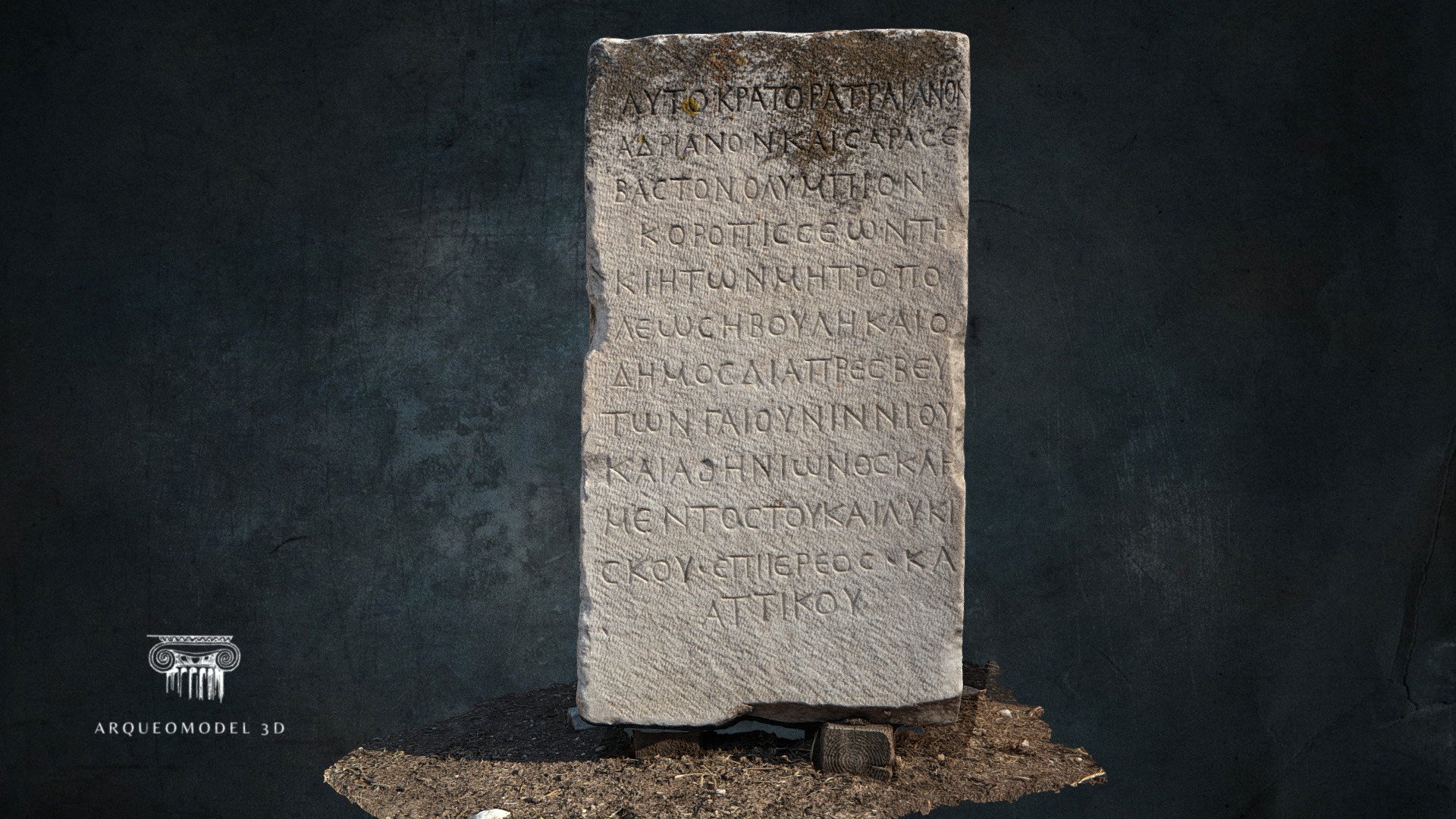 Stone Inscription Apollo Temple | GREECE - Download Free 3D model by ...