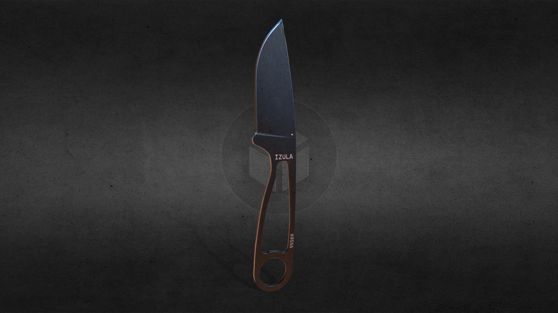 Counter Strike 2 Custom (IZULA Combat knife) - 3D model by BarnusModels ...