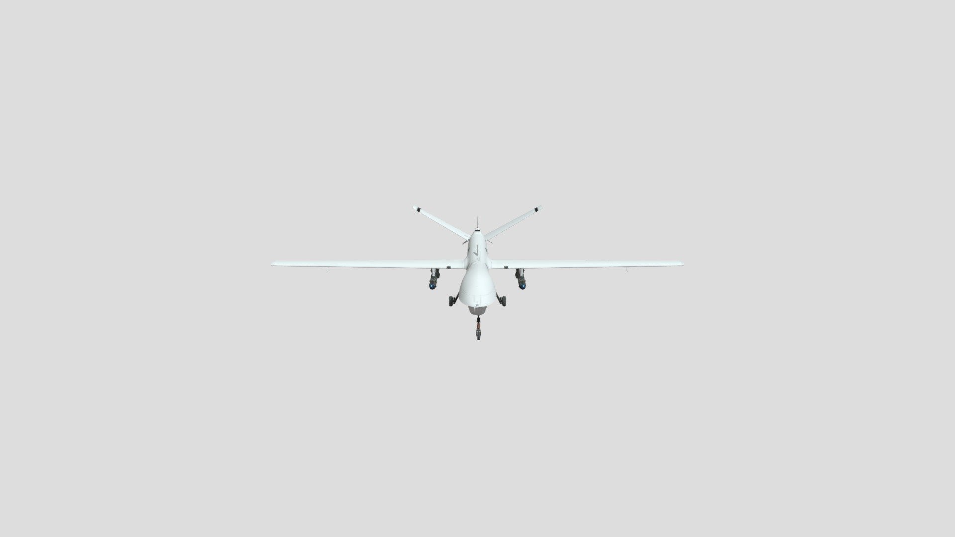 MQ-9A Reaper (Predator B) - 3D model by SYLLA VFX (@SyllaVFX) [9c1cde2 ...