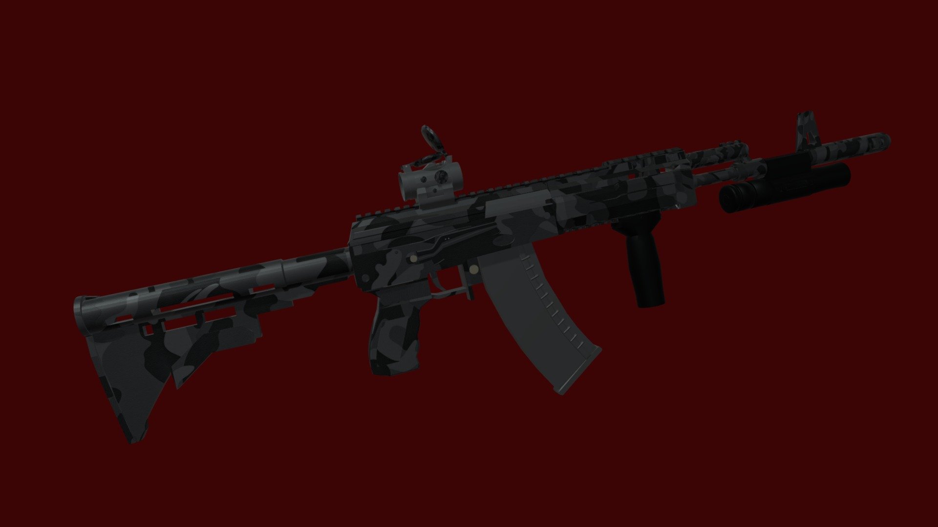 AK-12 - Download Free 3D model by Caligula (@Emilio_Canuto) [9c1cee9 ...