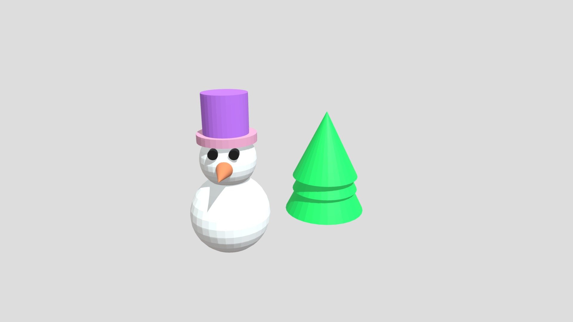 snowperson1 - 3D model by kangaroobaby17 [9c1e78c] - Sketchfab