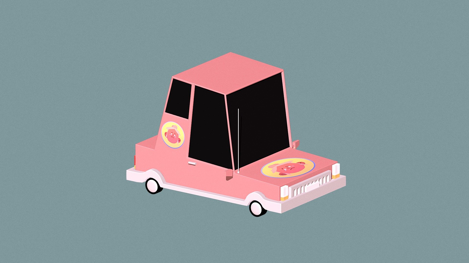 Sad Car - 3D model by Fairley [9c1e8b3] - Sketchfab