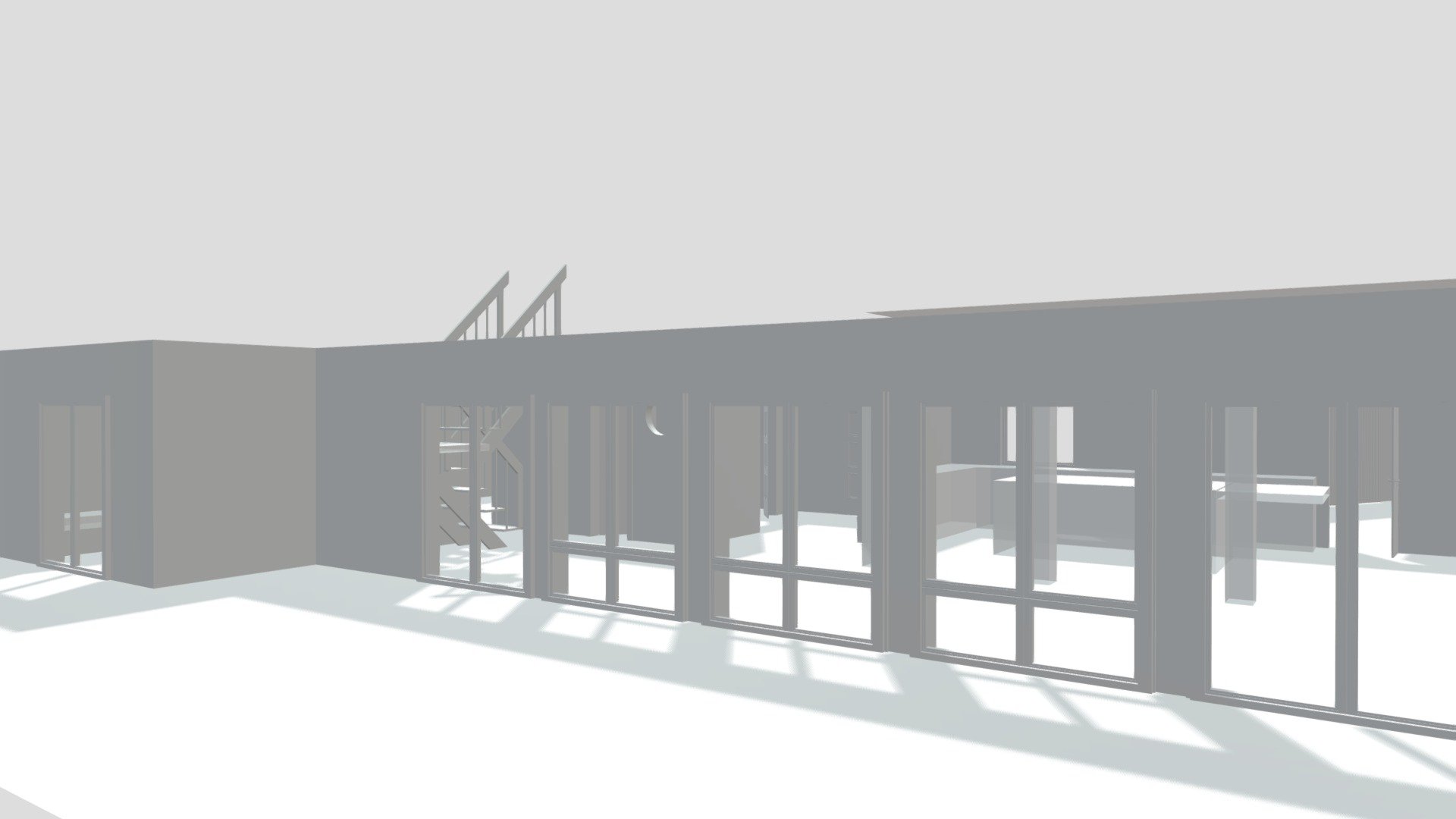 Contemporary House - Floor 1 - Download Free 3D model by sciamop ...