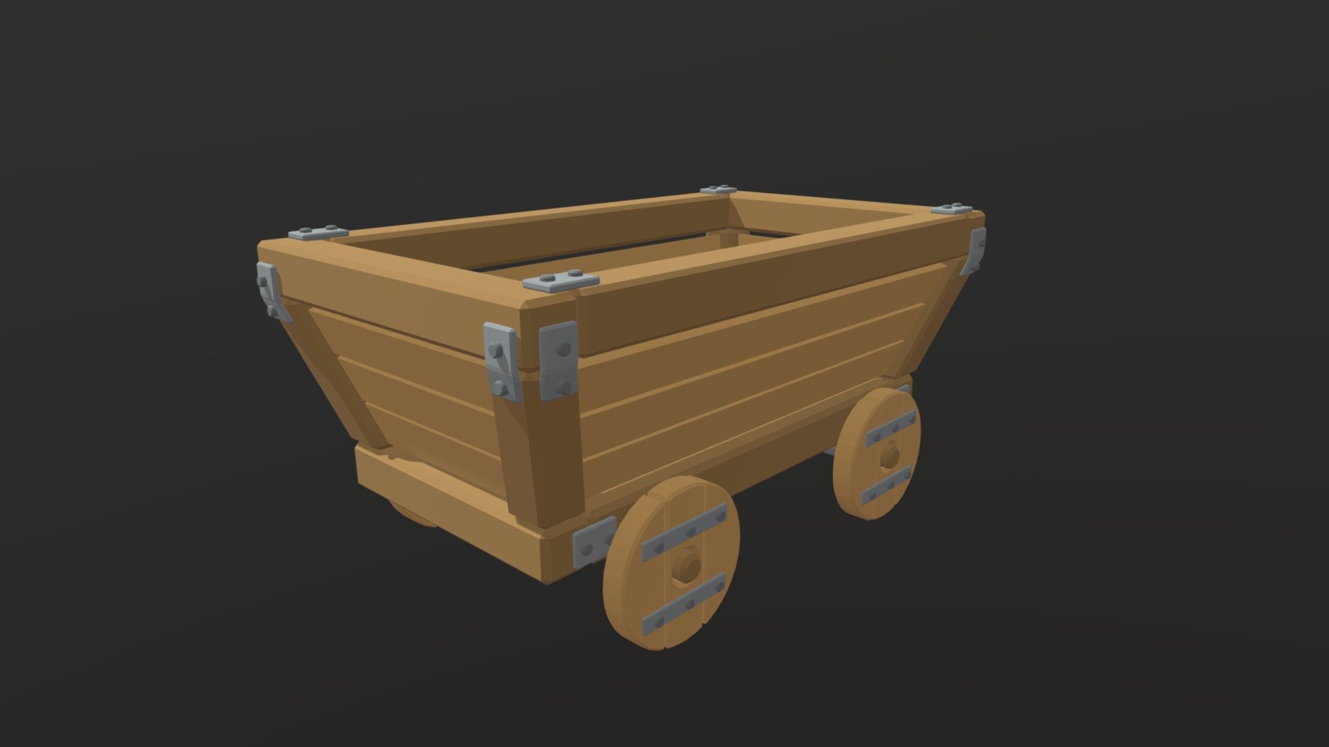 Low Poly Wagon - 3D model by berkayster [9c21d30] - Sketchfab