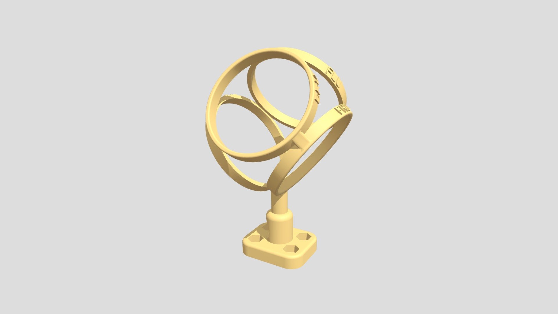 Support for 34mm Capsules 1st order Ambisonics - Download Free 3D model ...