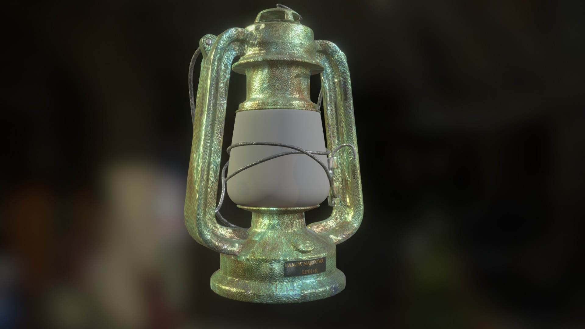 Old rusty lamp - 3D model by Dav1d- [9c254bc] - Sketchfab