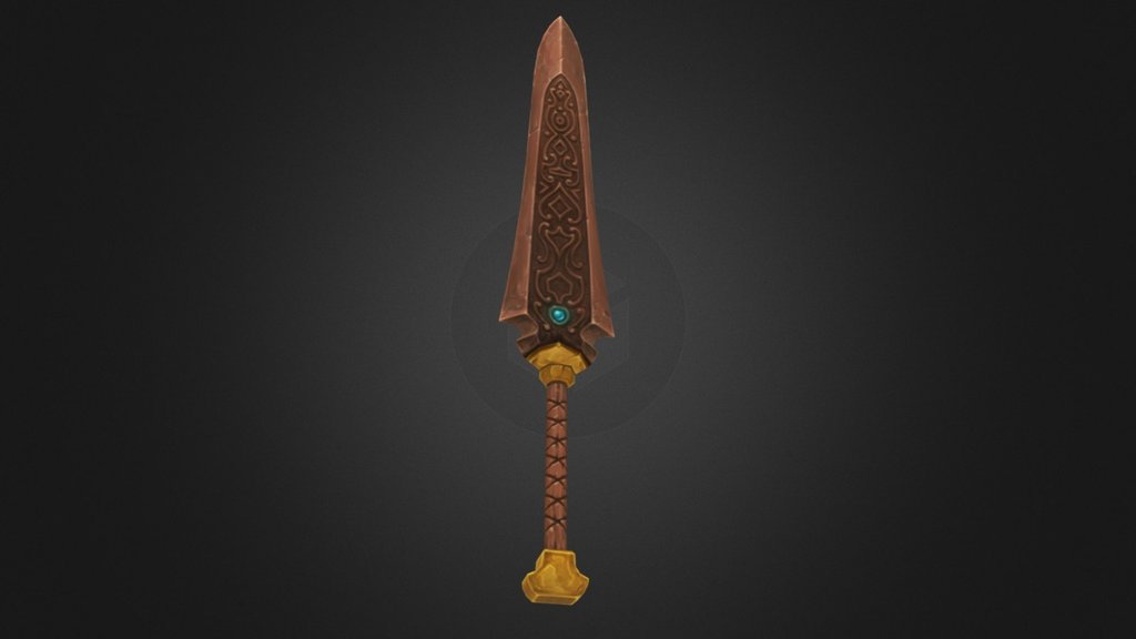 Copper Sword - 3D model by EvilSystem [9c25eb8] - Sketchfab
