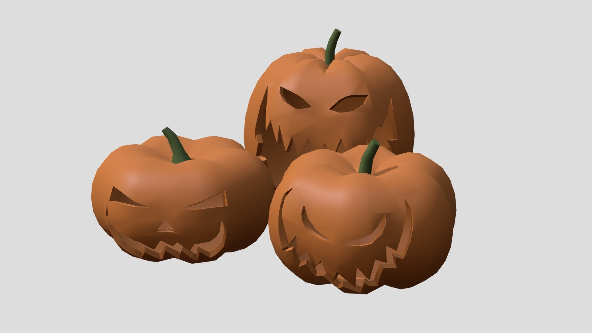 Pumpkins - Buy Royalty Free 3D model by ApprenticeRaccoon [9c2742b ...