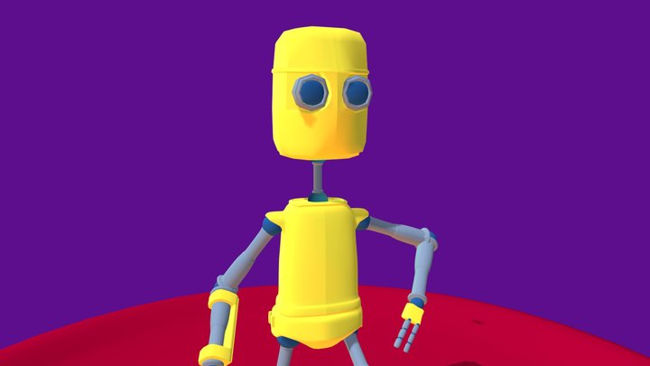 Robot-character 3D models - Sketchfab