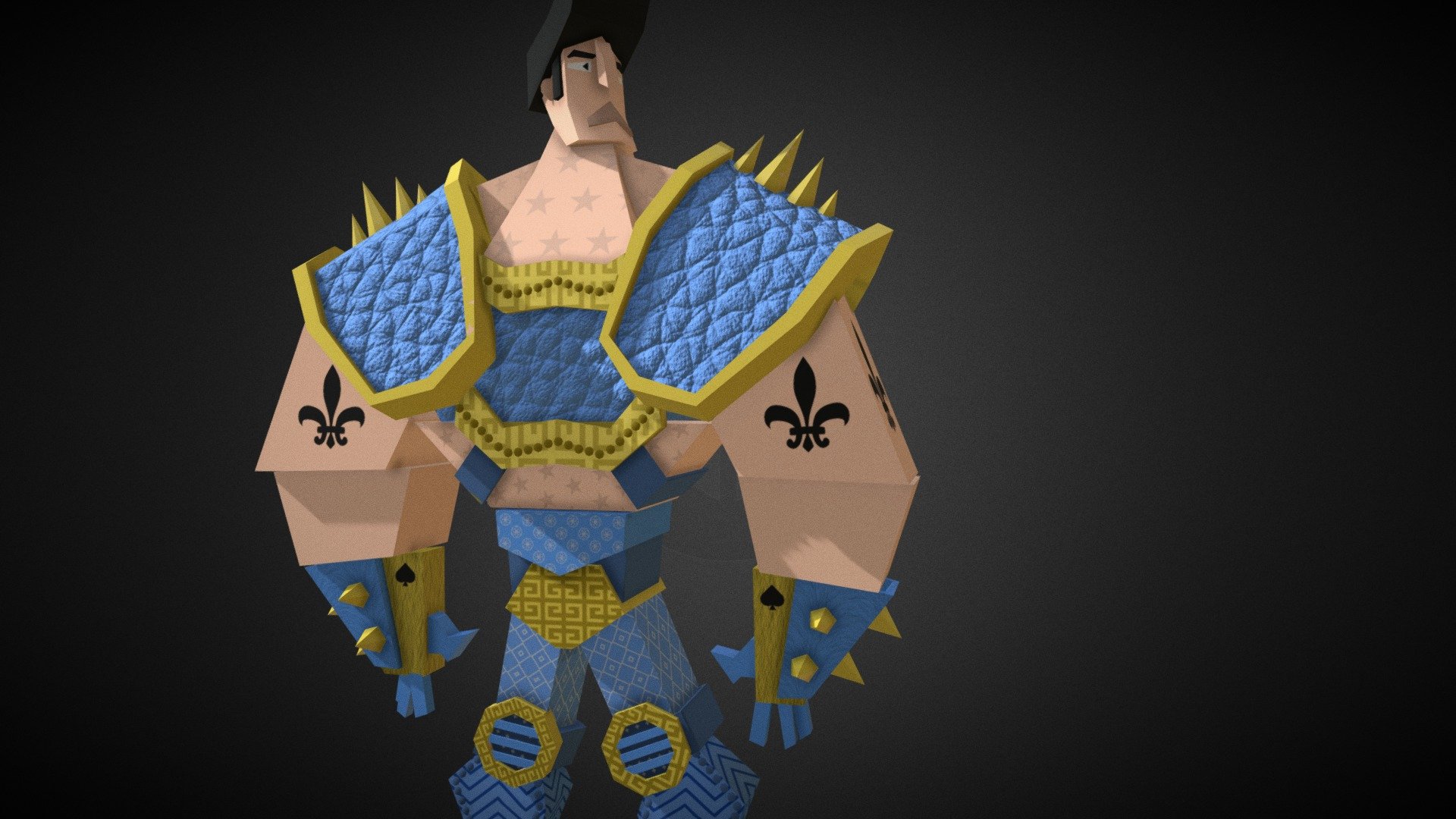 STEVEN SEVEN - 3D model by Kunal Maiti (@kunalmaiti8) [9c282b3] - Sketchfab