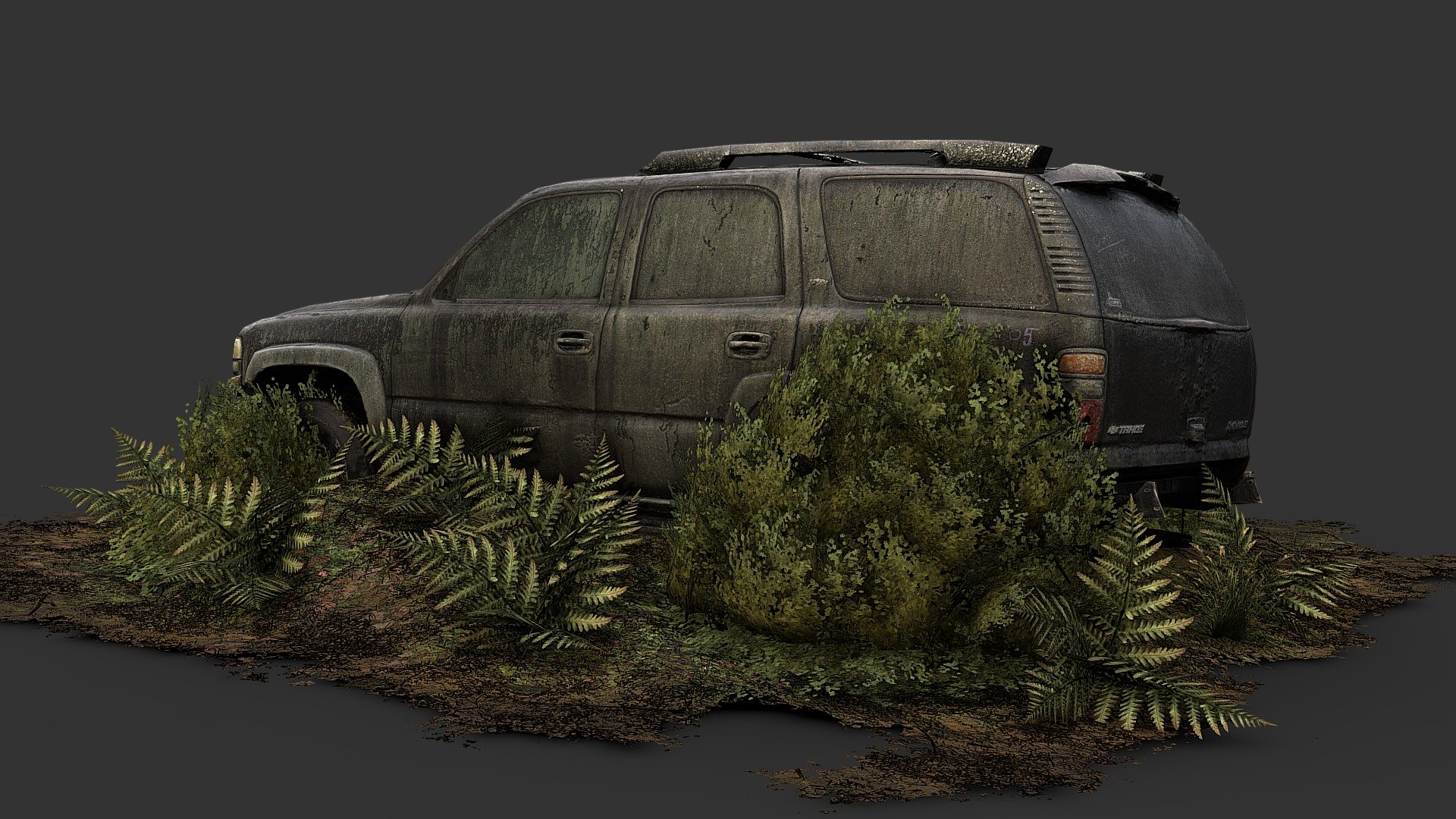 Overgrown SUV - Buy Royalty Free 3D model by Renafox (@kryik1023 ...