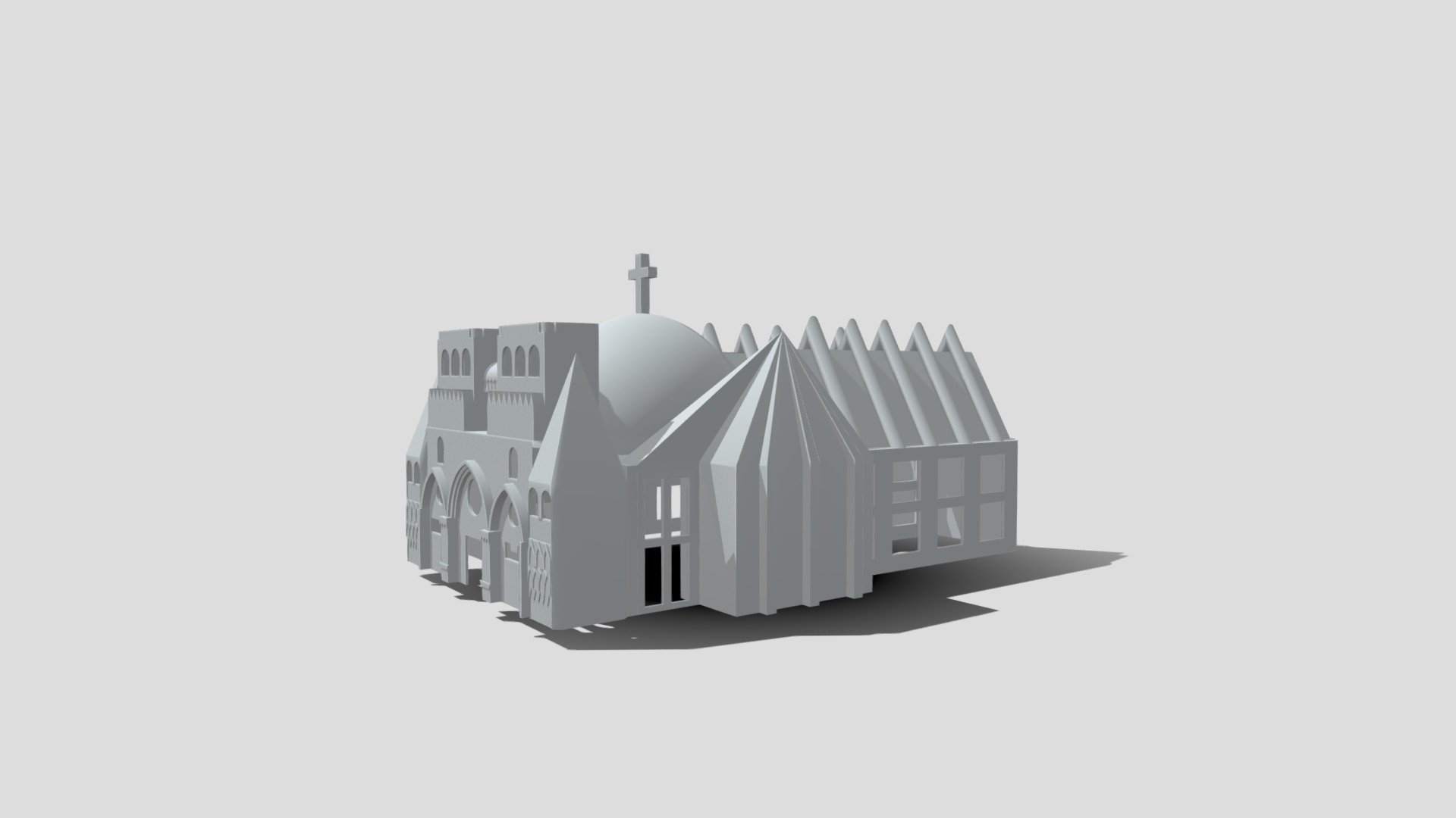 Church Project - 3D model by Bella (@ir21111) [9c2b908] - Sketchfab