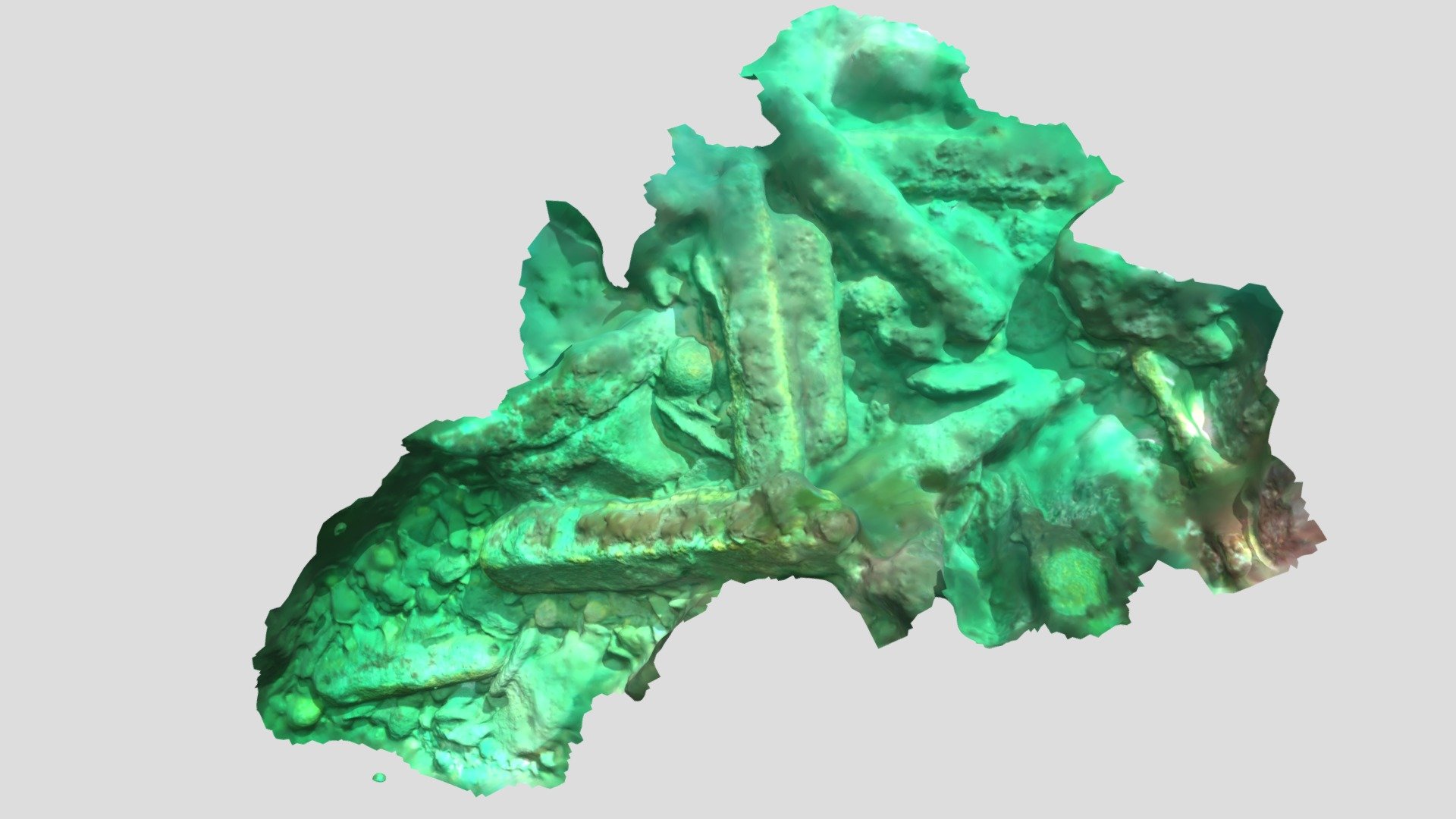 HMS Racehorse gully north section - 3D model by manxnationalheritage ...