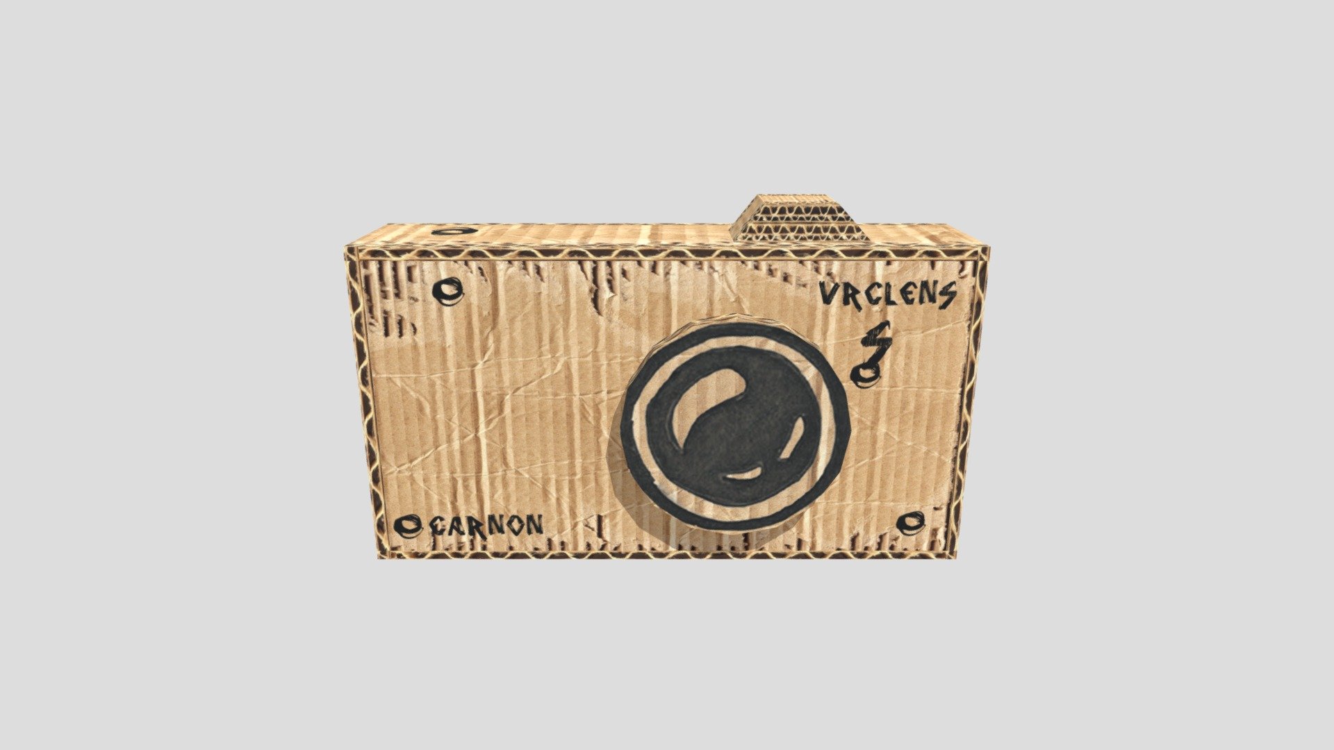 Cardboard Camera - Low Poly (VRClens) - Download Free 3D model by Reava ...