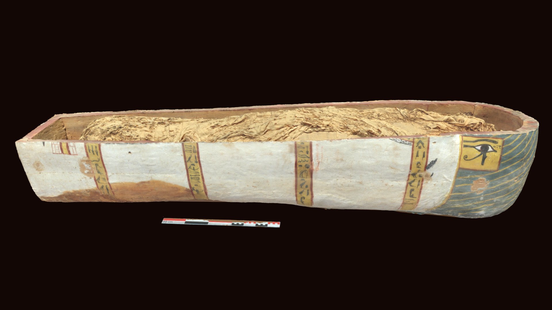 Opened White Coffin, inv. AS-2018-1070-01 - 3D model by Institut d ...