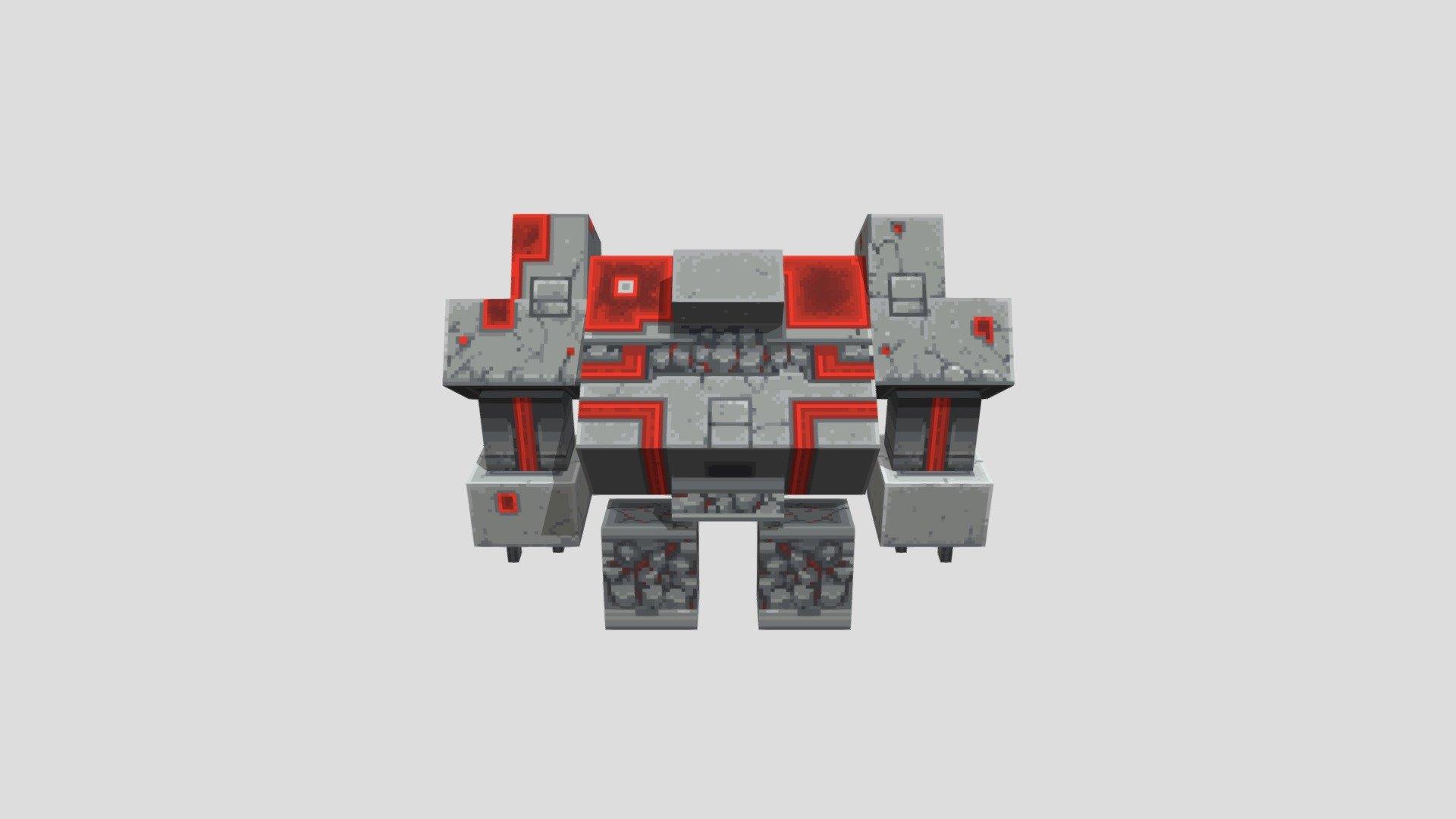 Redstone Monstrosity - Minecraft Heroes - Download Free 3D model by ...