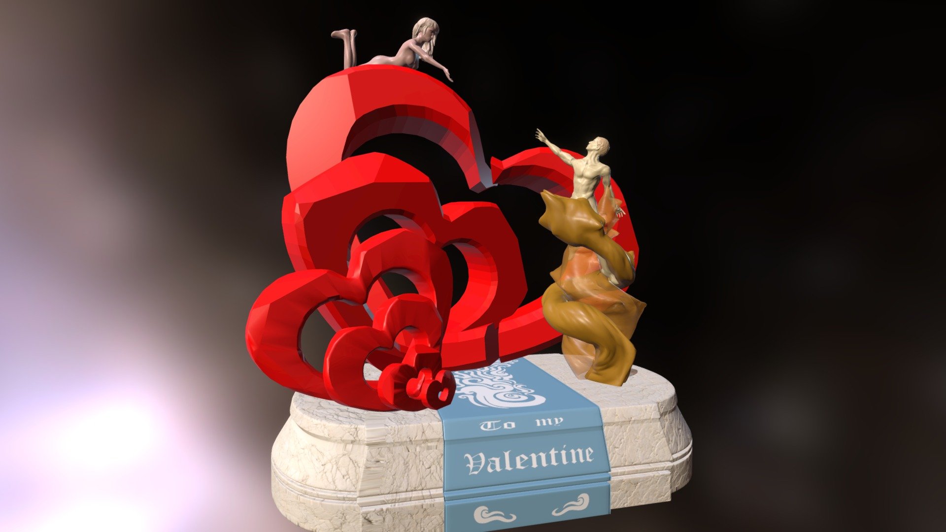 To my Valentine - Download Free 3D model by Mikey G (@mags) [9c35397 ...